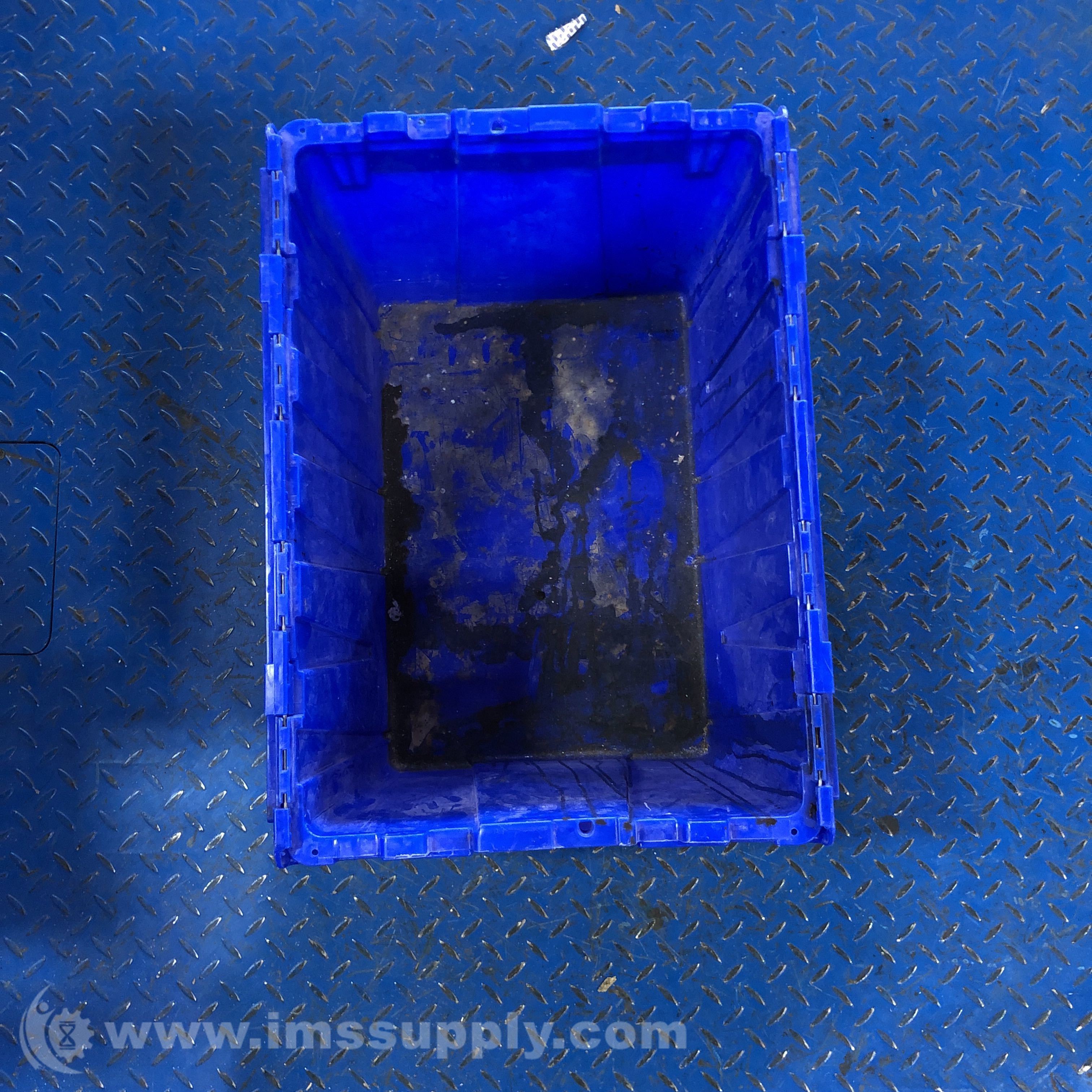 Uline Heavyy-Duty Storage Tote Color Blue - IMS Supply