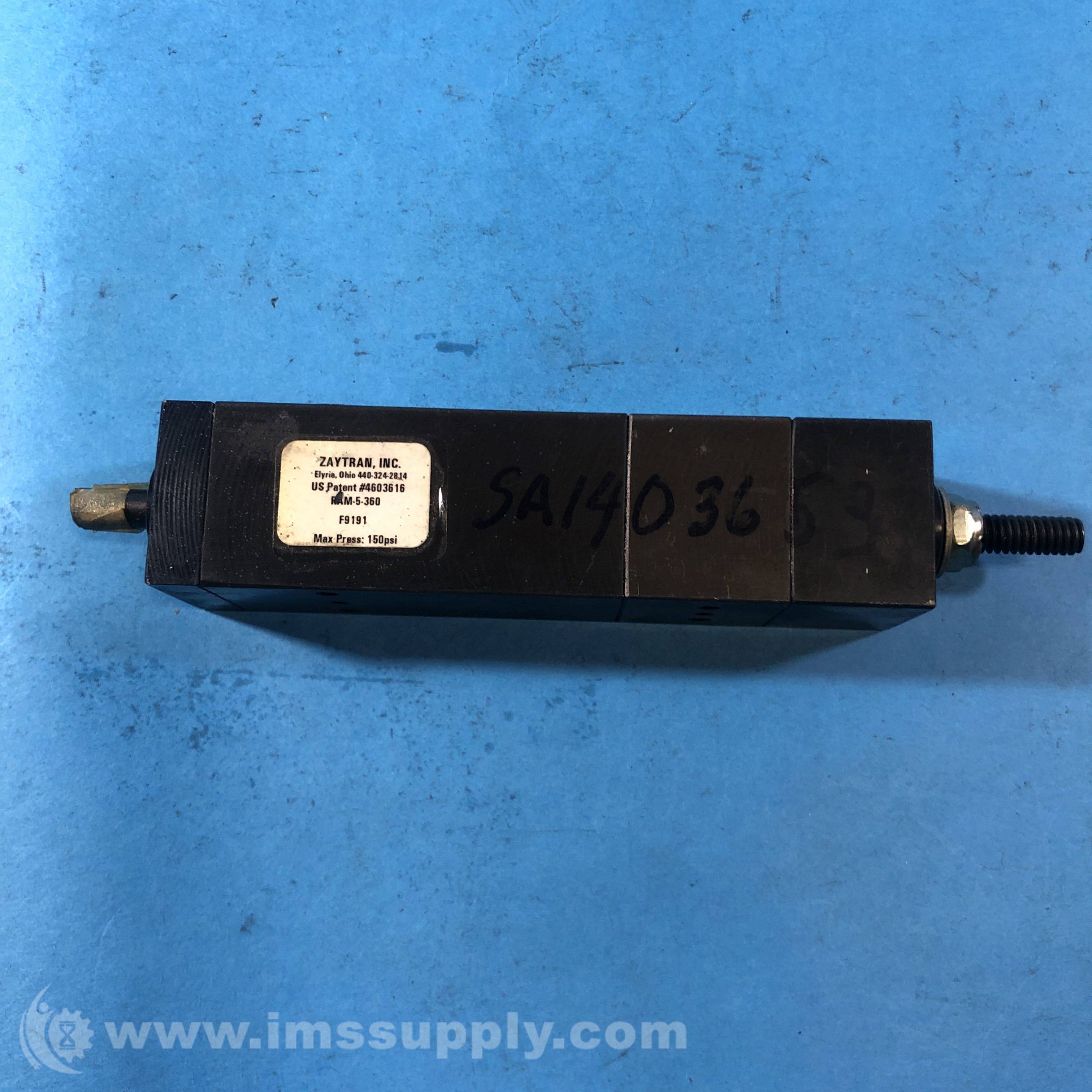 Zaytran RAM-5-360 Actuator - IMS Supply