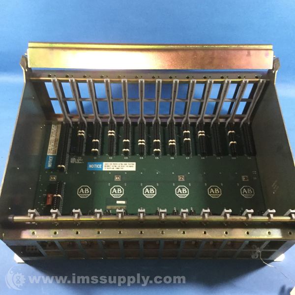 Allen Bradley 1771-A3B1 12 Slot I/O Backplane, 5V, 24 Amp - IMS Supply