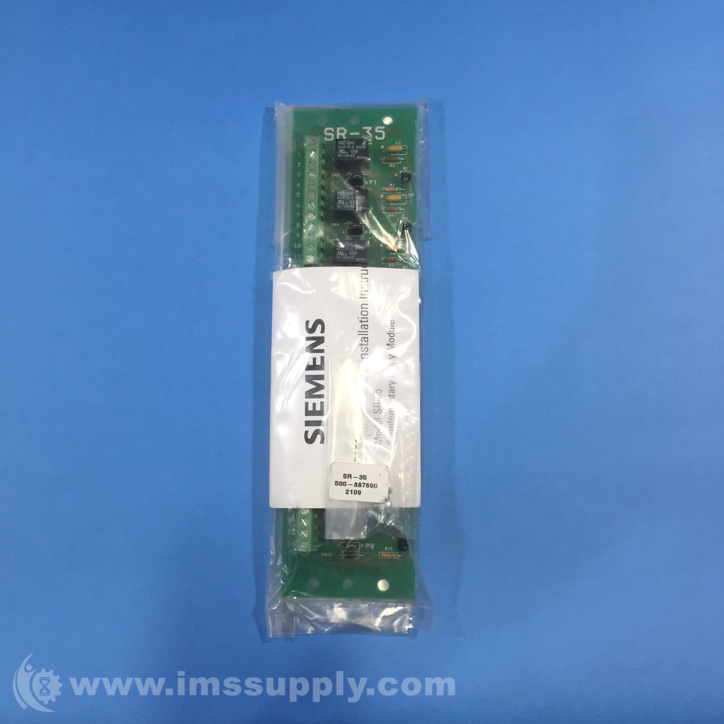 Siemens SR-35 Supplementary Relay Module, Fire Protection, 2A - IMS Supply