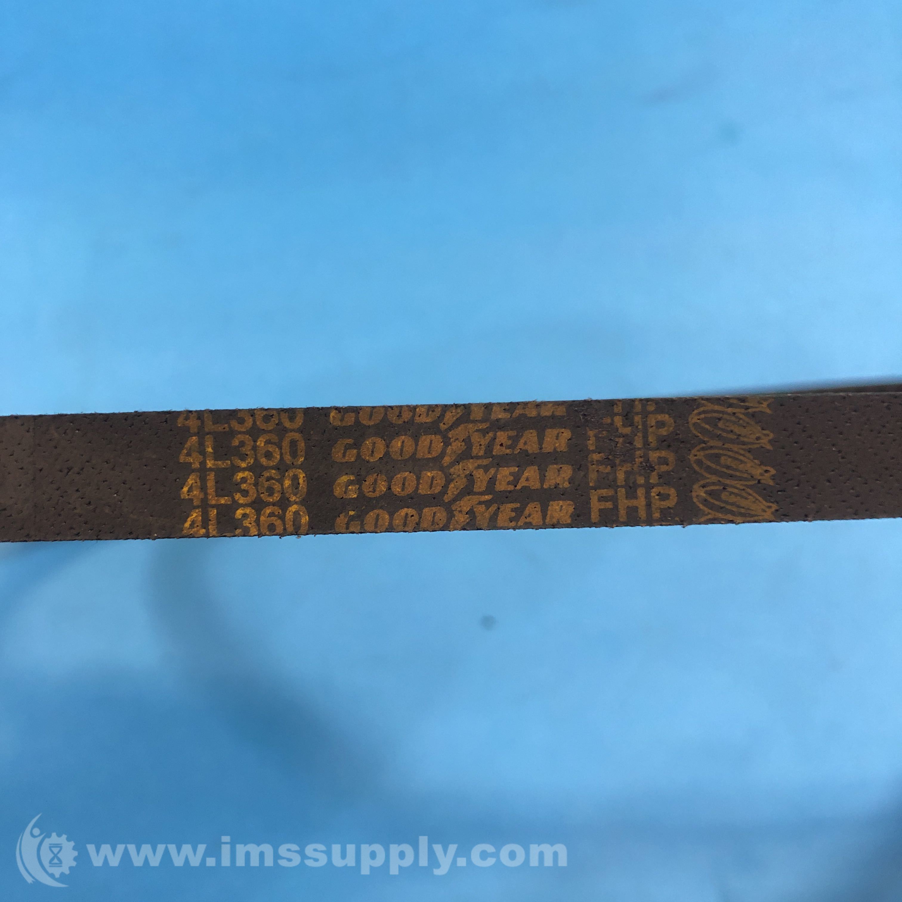 Goodyear 4L360 FHP Cogged V-Belt - IMS Supply