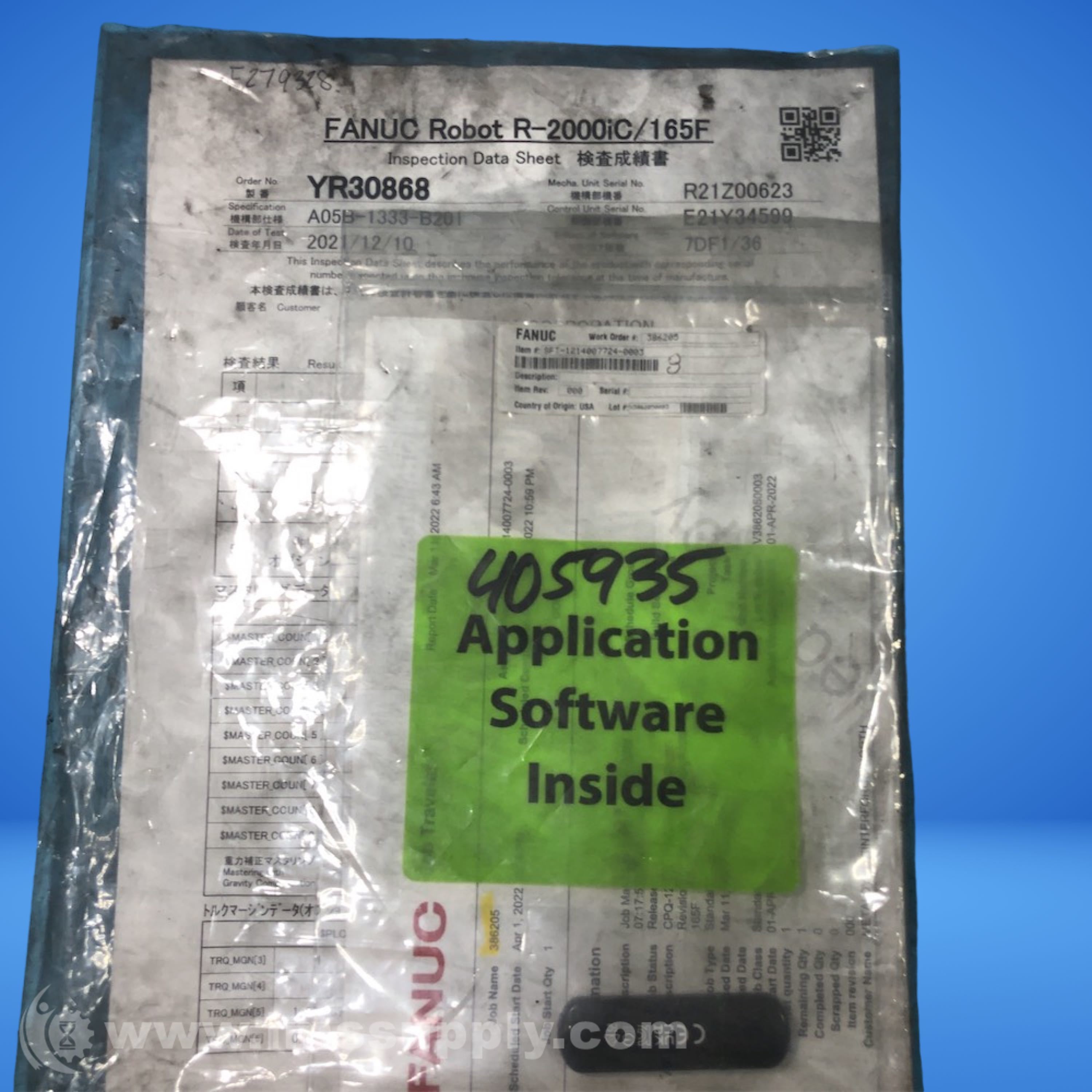 Fanuc SFT-1214007724-0003 Robot Application Software - IMS Supply