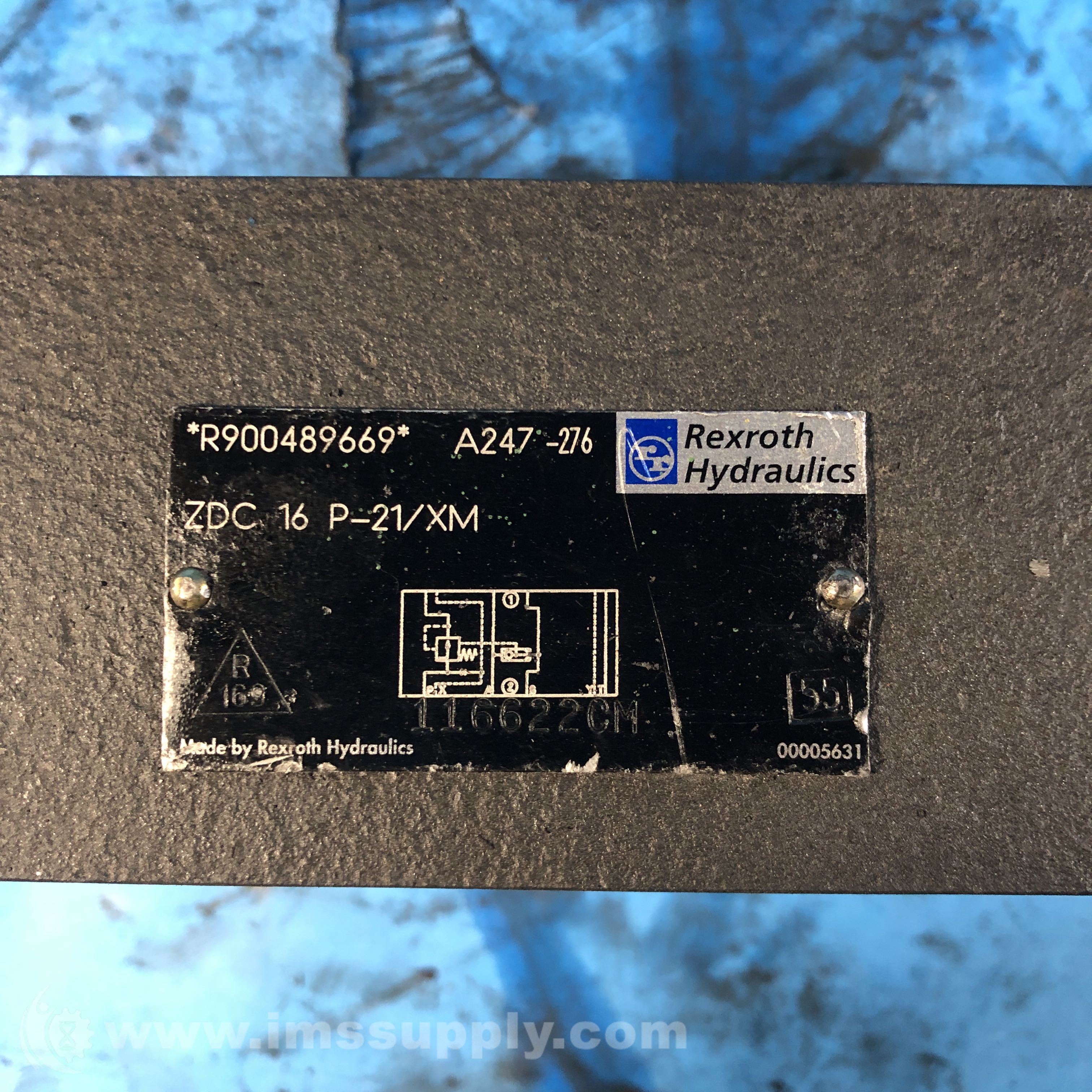 Rexroth R900489669 ZDC 16 P-23/XM Meter-in Pressure Compensator - IMS ...