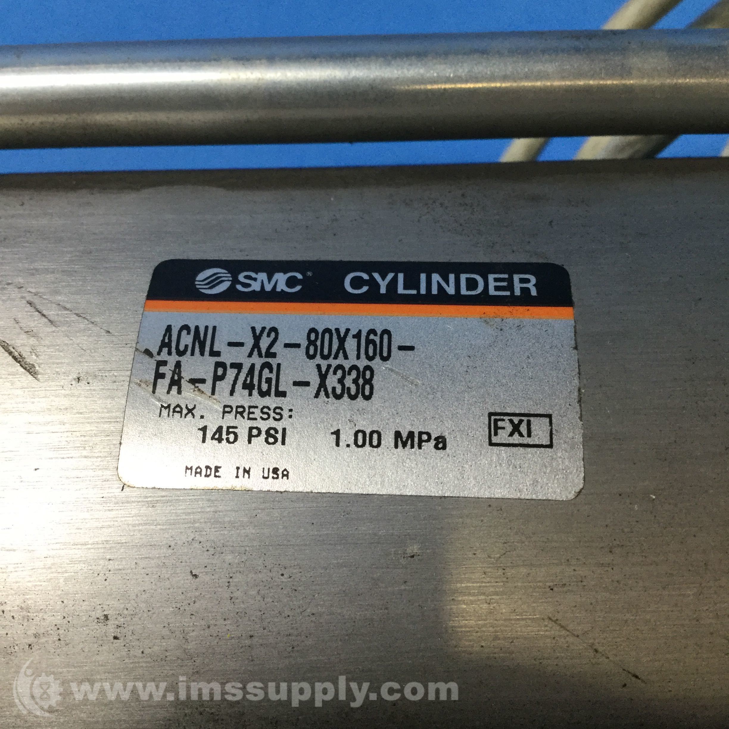 SMC ACNL-X2-80X160-FA-P74GL-X338 ACNL Tie-Rod Cylinder - IMS Supply
