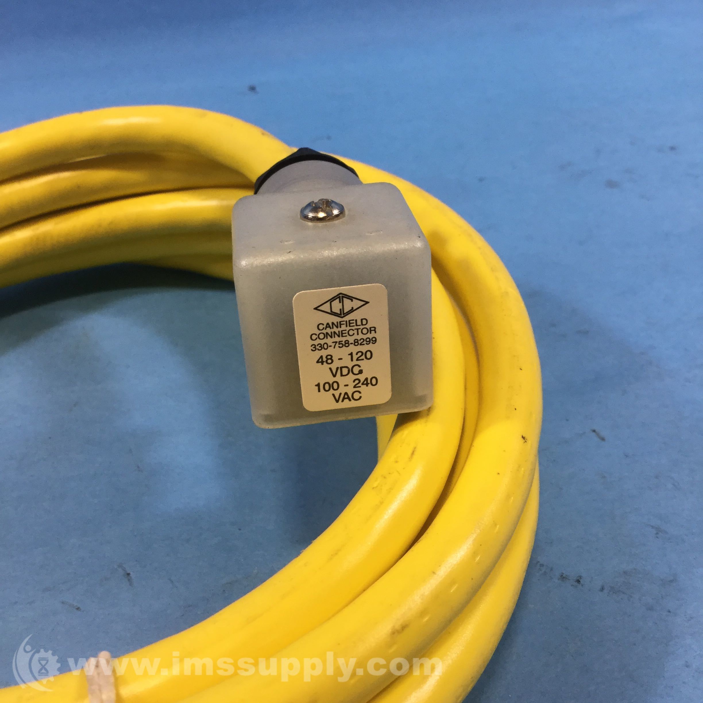 Canfield 48-120VDC 100-240VAC Connector, Solenoid - IMS Supply