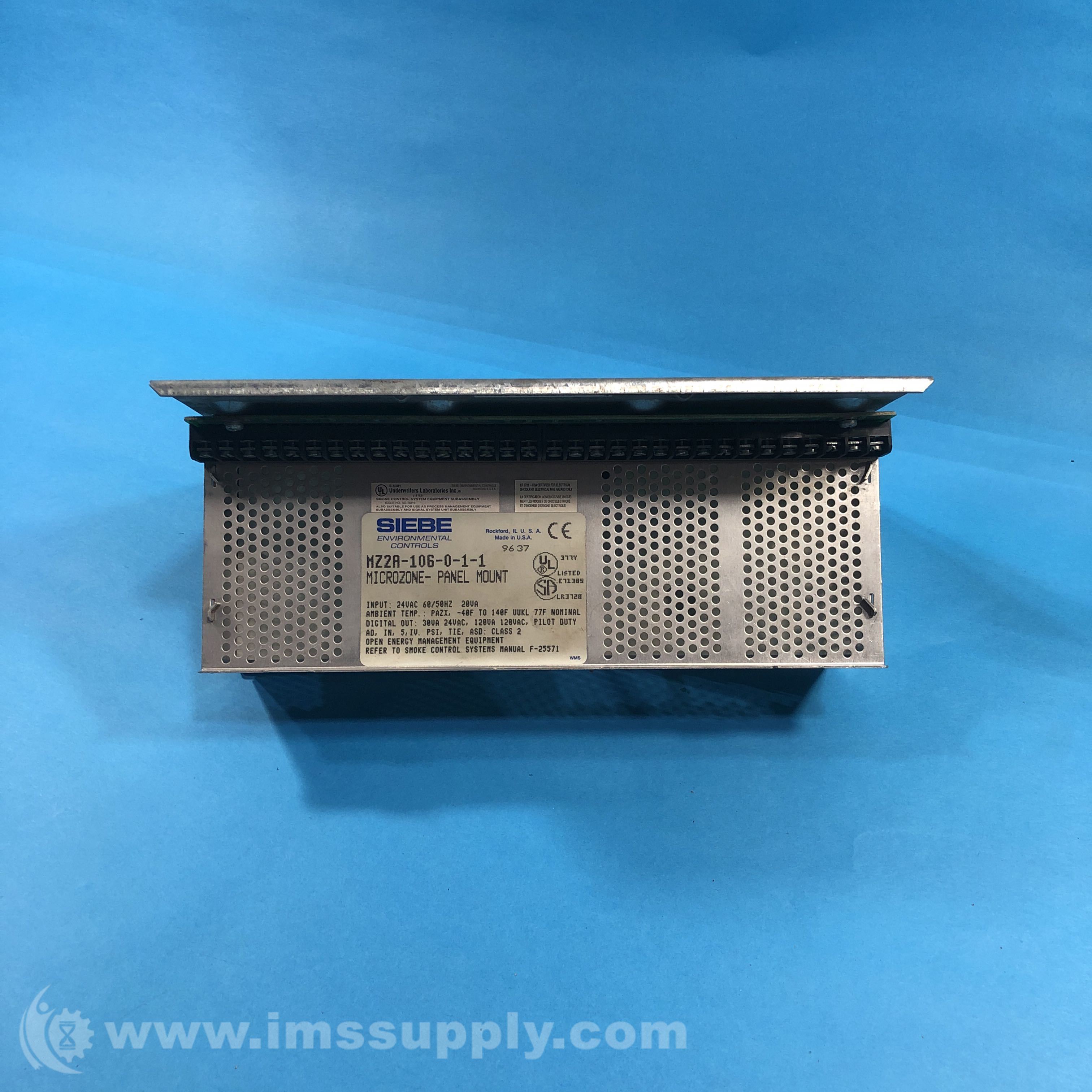 Siebe MZ2A-106-0-1-1 Microzone Panel Mount Controller Module - IMS Supply