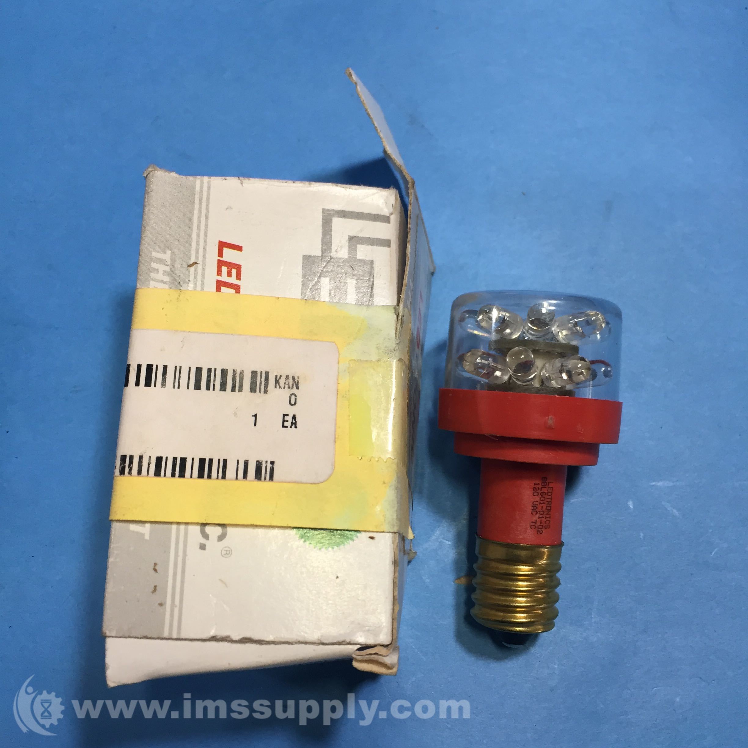 Ledtronics BBL601-01-02 LED Light Bulb, 120 Vac, E17 Base - IMS Supply