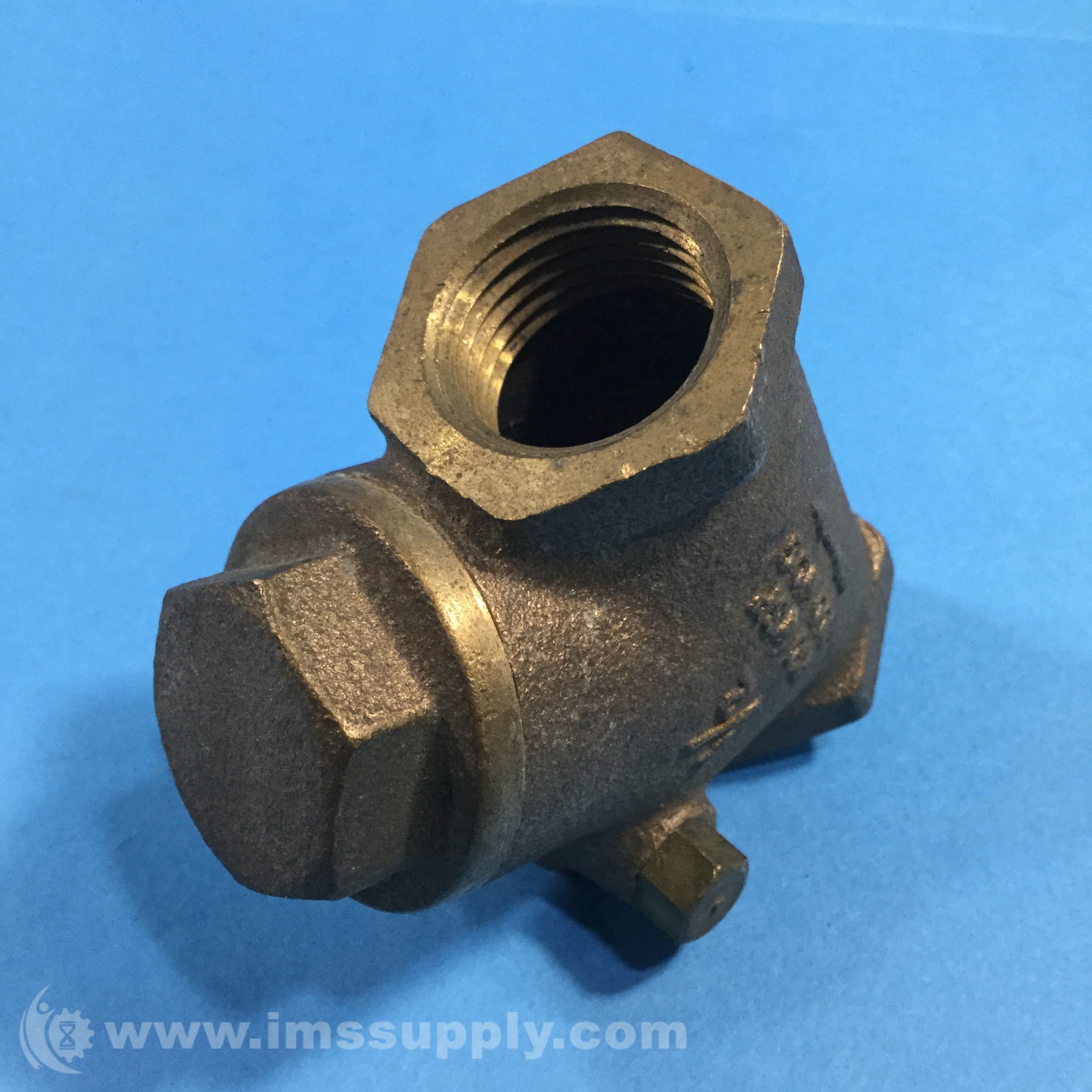 150 WSP 300 WOG Size 1/2 Inch Swing Y Check Valve - IMS Supply