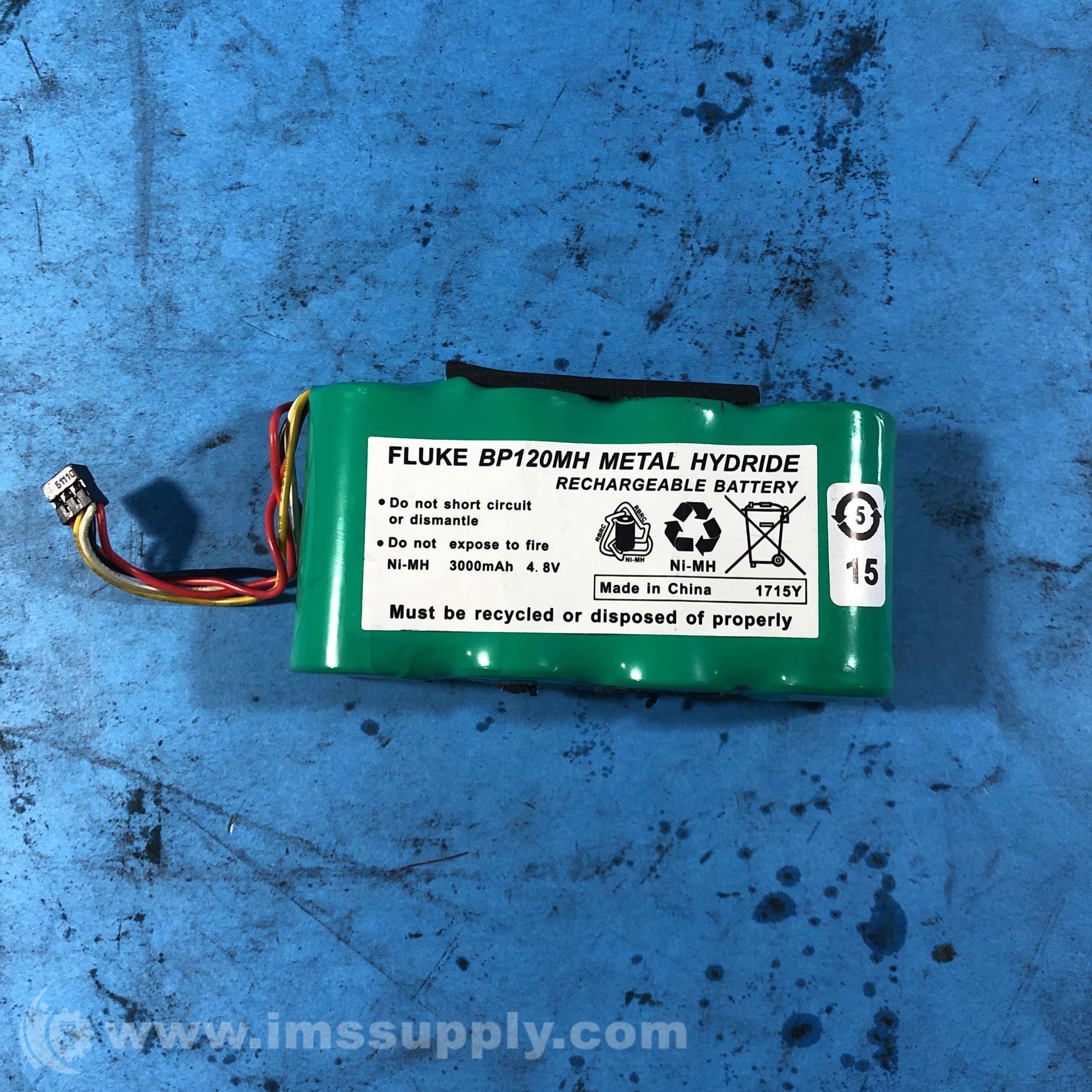 Fluke BP120MH NiMH Battery Pack for Fluke 120 series, Fluke 43 an - IMS ...