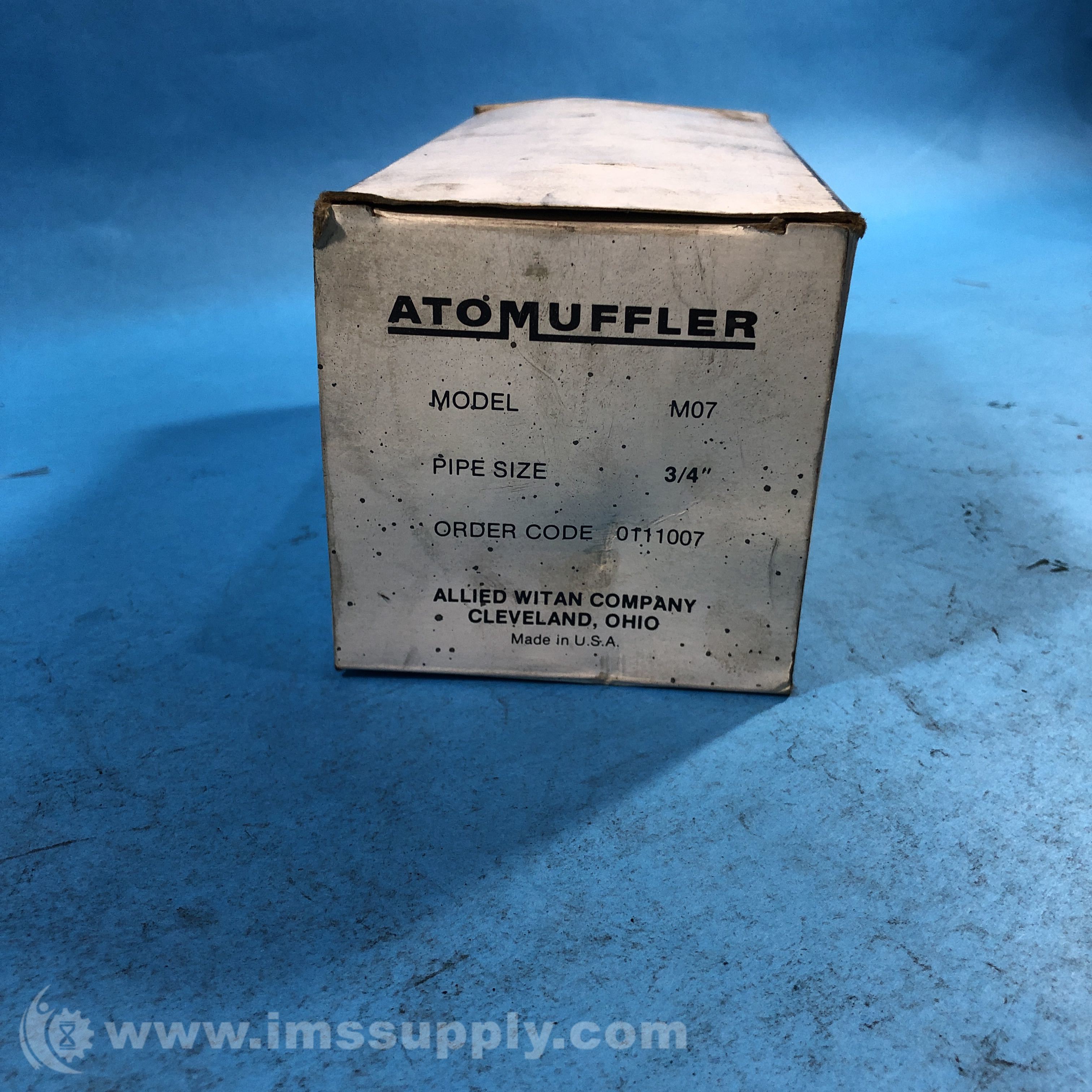 Allied Witan 44AW56-M07 3/4 NPT Male Exhaust Muffler - IMS Supply