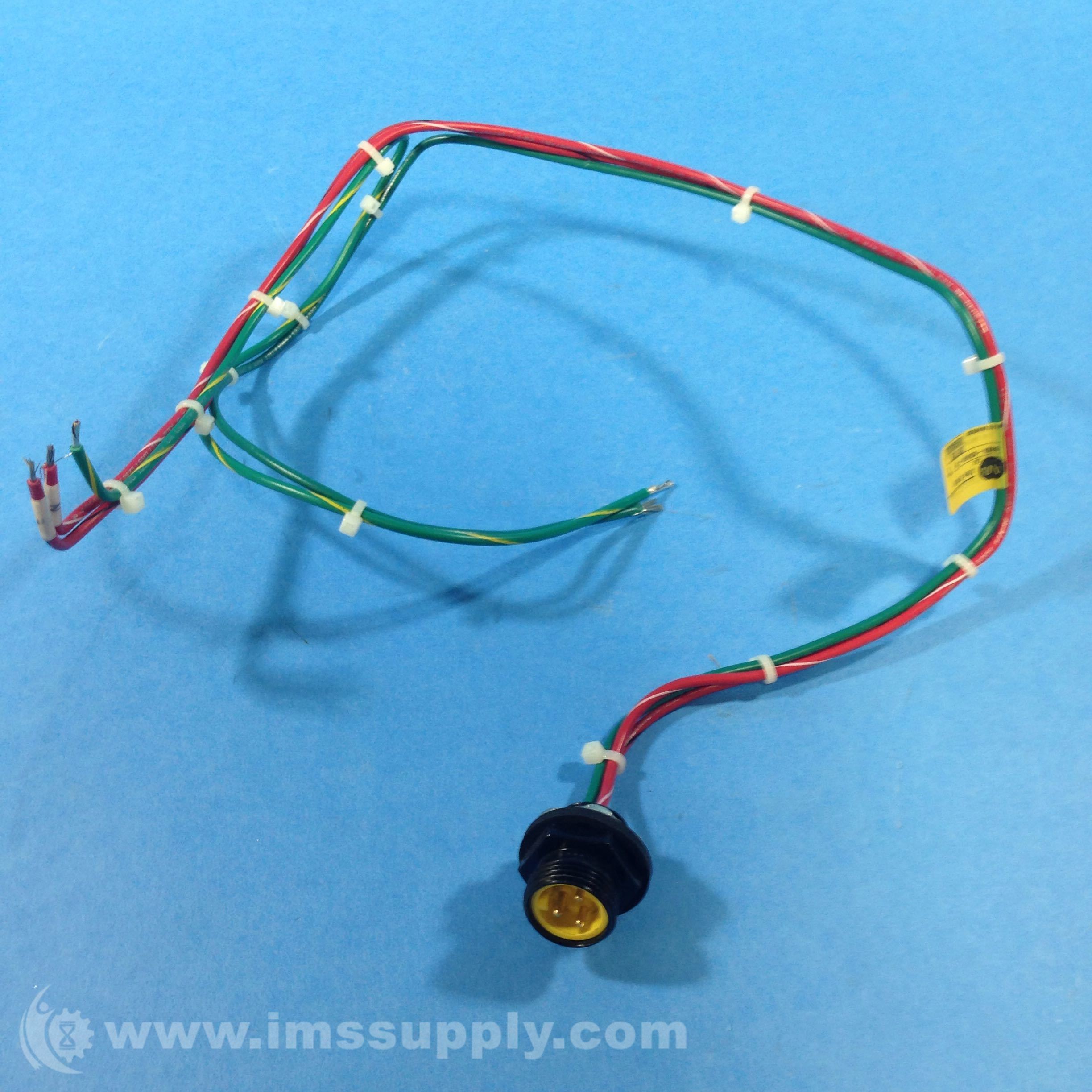 Allen Bradley 888N-M3AFA1-3F Connector 3-Pin Straight Male 3ft - IMS Supply