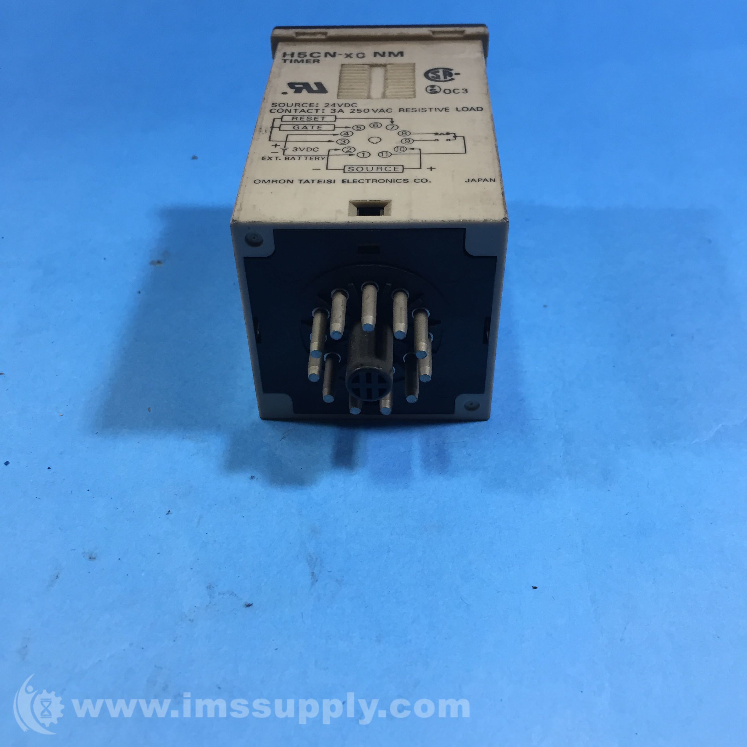 Omron H5CN-XCNM Timer, 48 x 48 x 83.4 mm, 100 to 240 VAC - IMS Supply