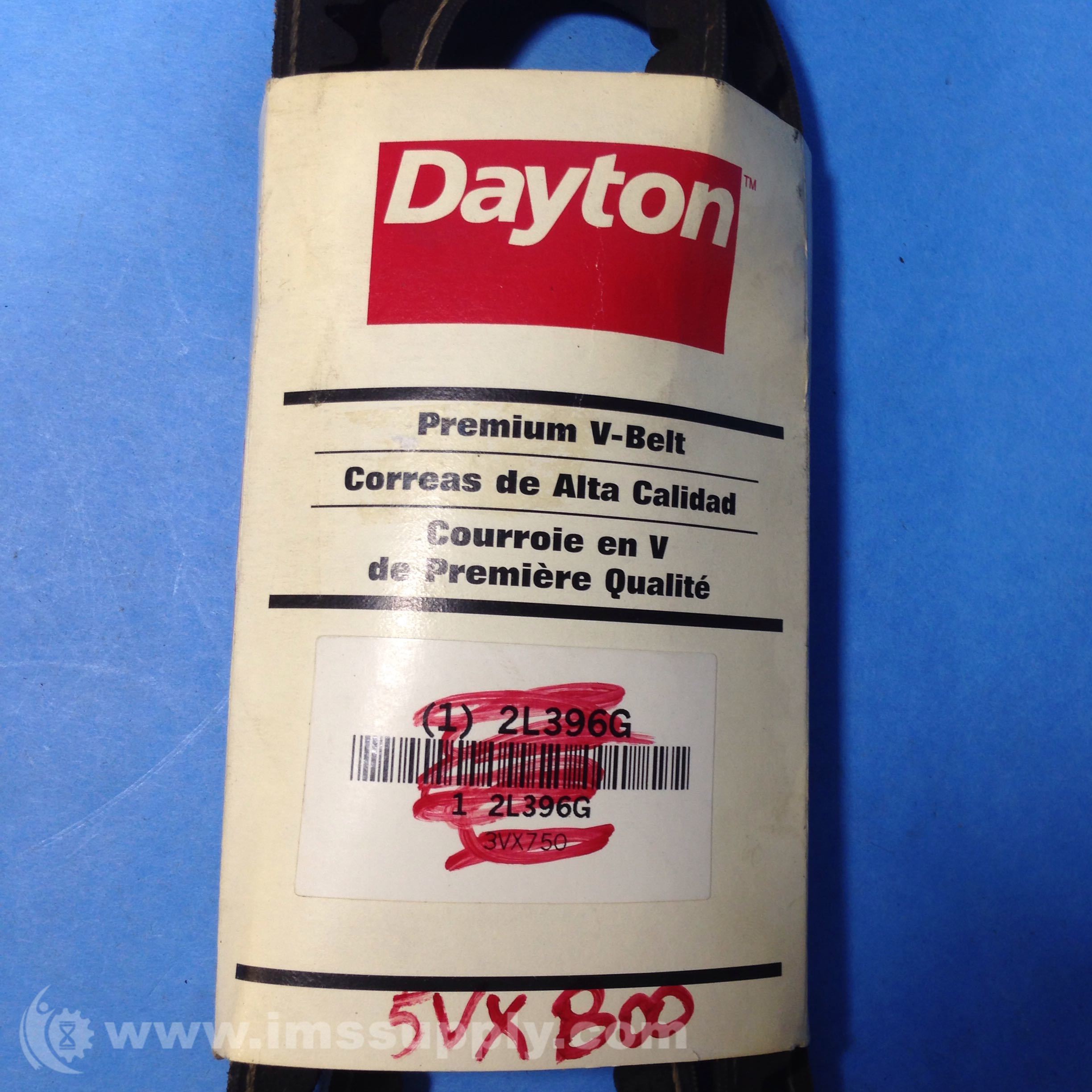 Dayton 5VX800 Molded Notch Belt - IMS Supply