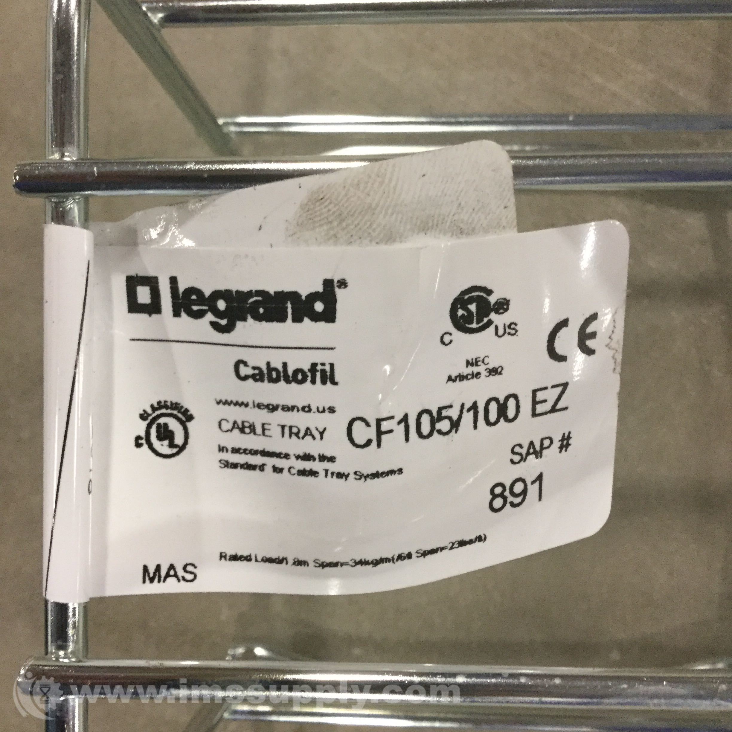 Legrand CF105/100EZ Cablofil Cable Tray - IMS Supply