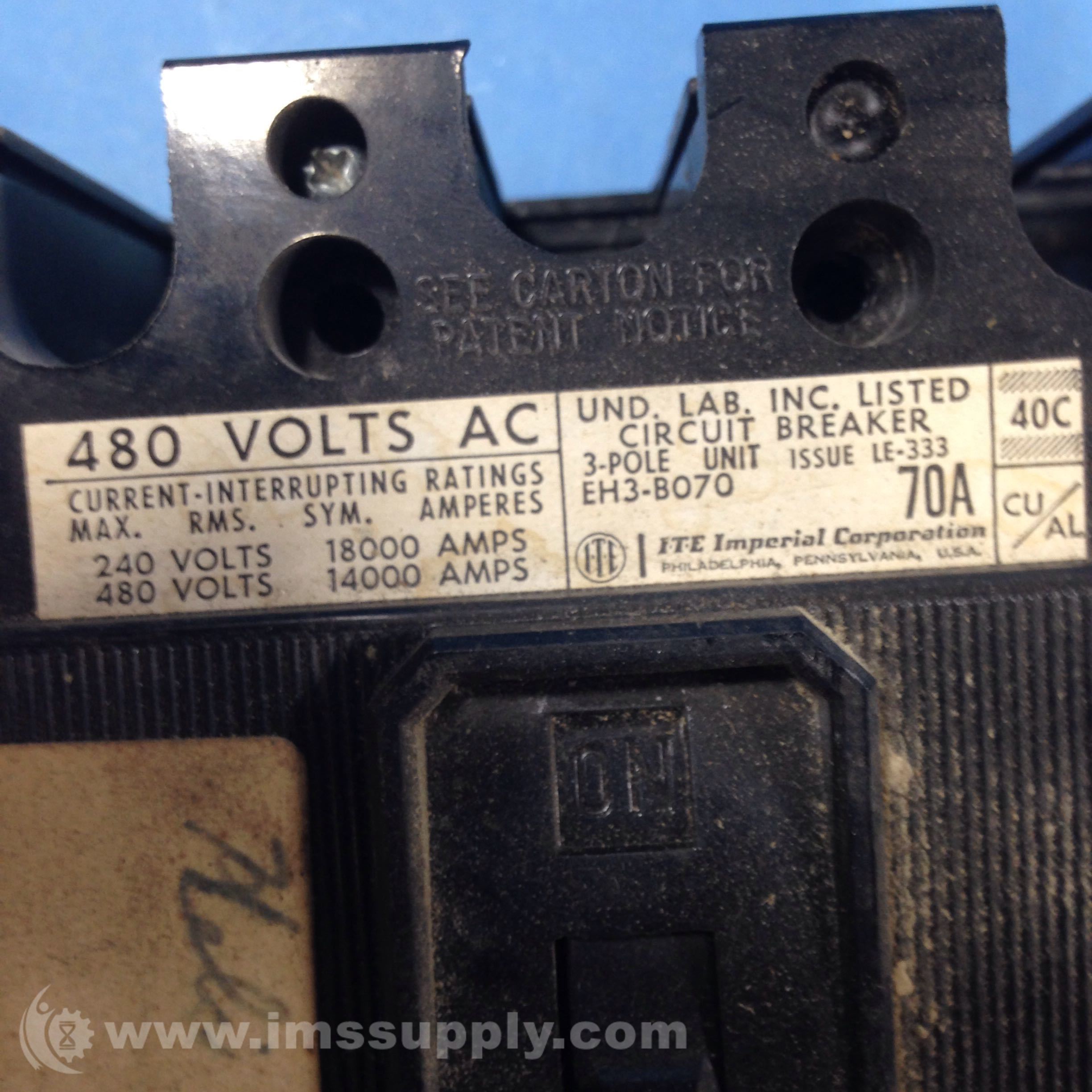 Siemens EH3-B070 - IMS Supply