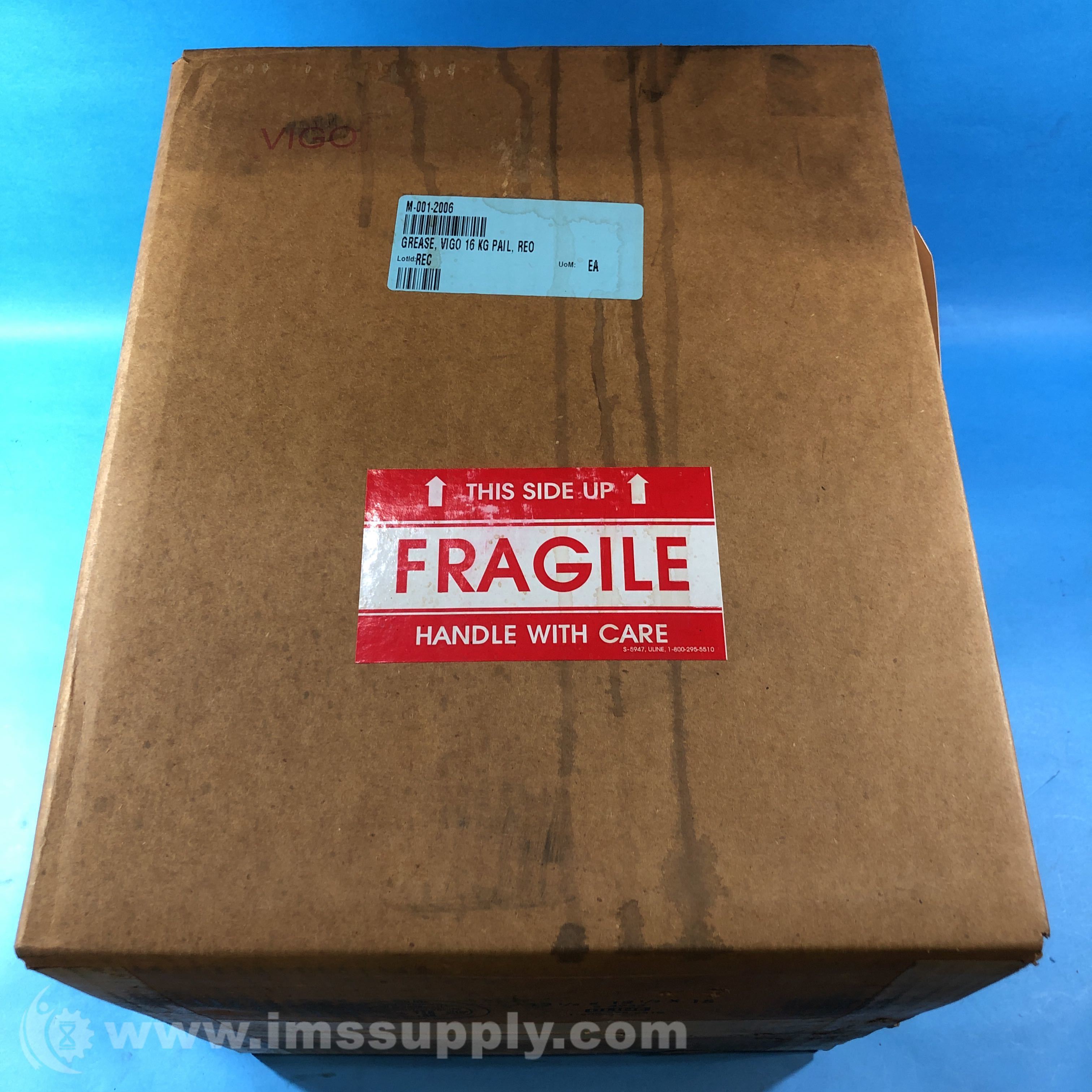 Nabtesco M-001-2006 Vigo 16 KG Grease Pail - IMS Supply