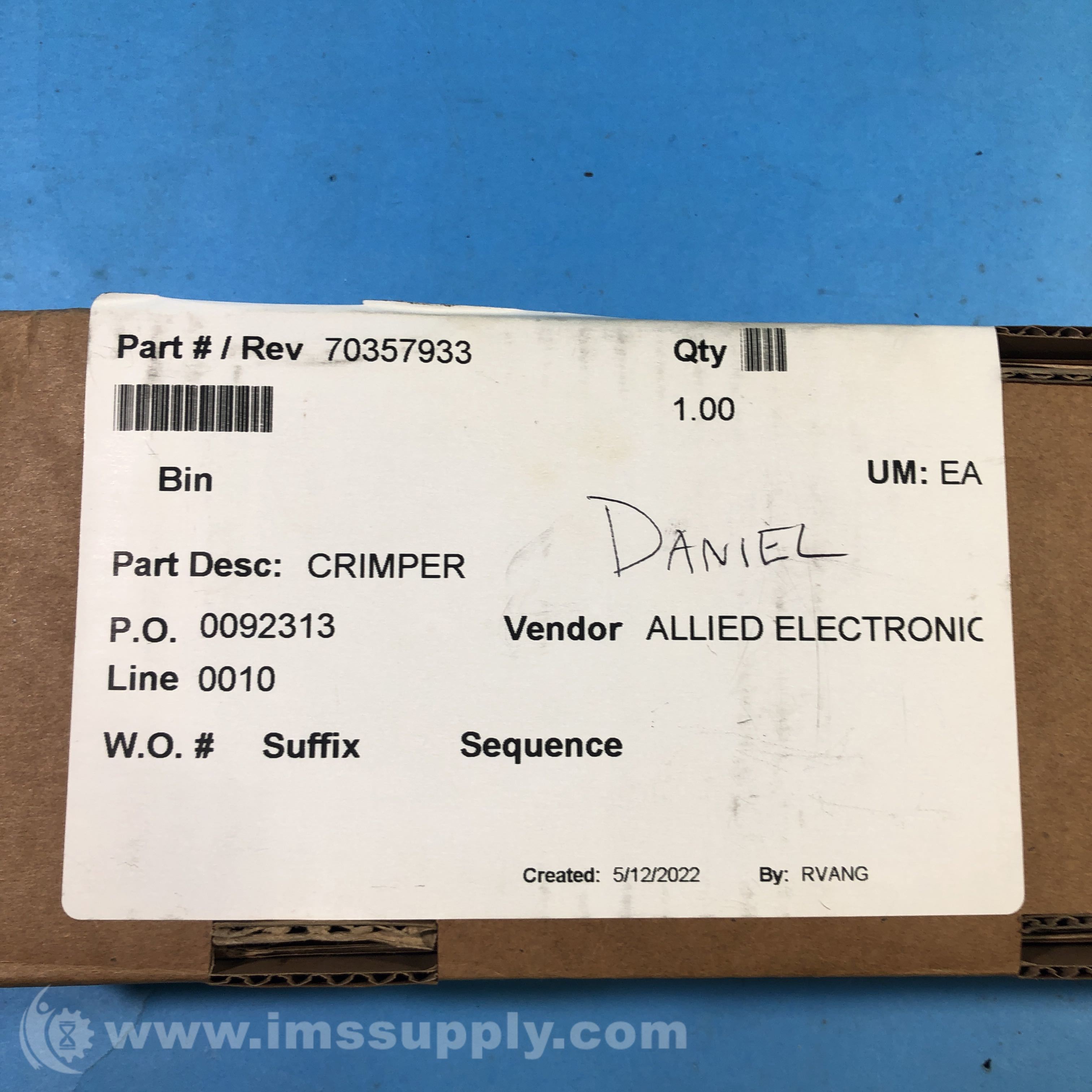 Altech Corp Crimpit F 25 L Crimp Tool - IMS Supply