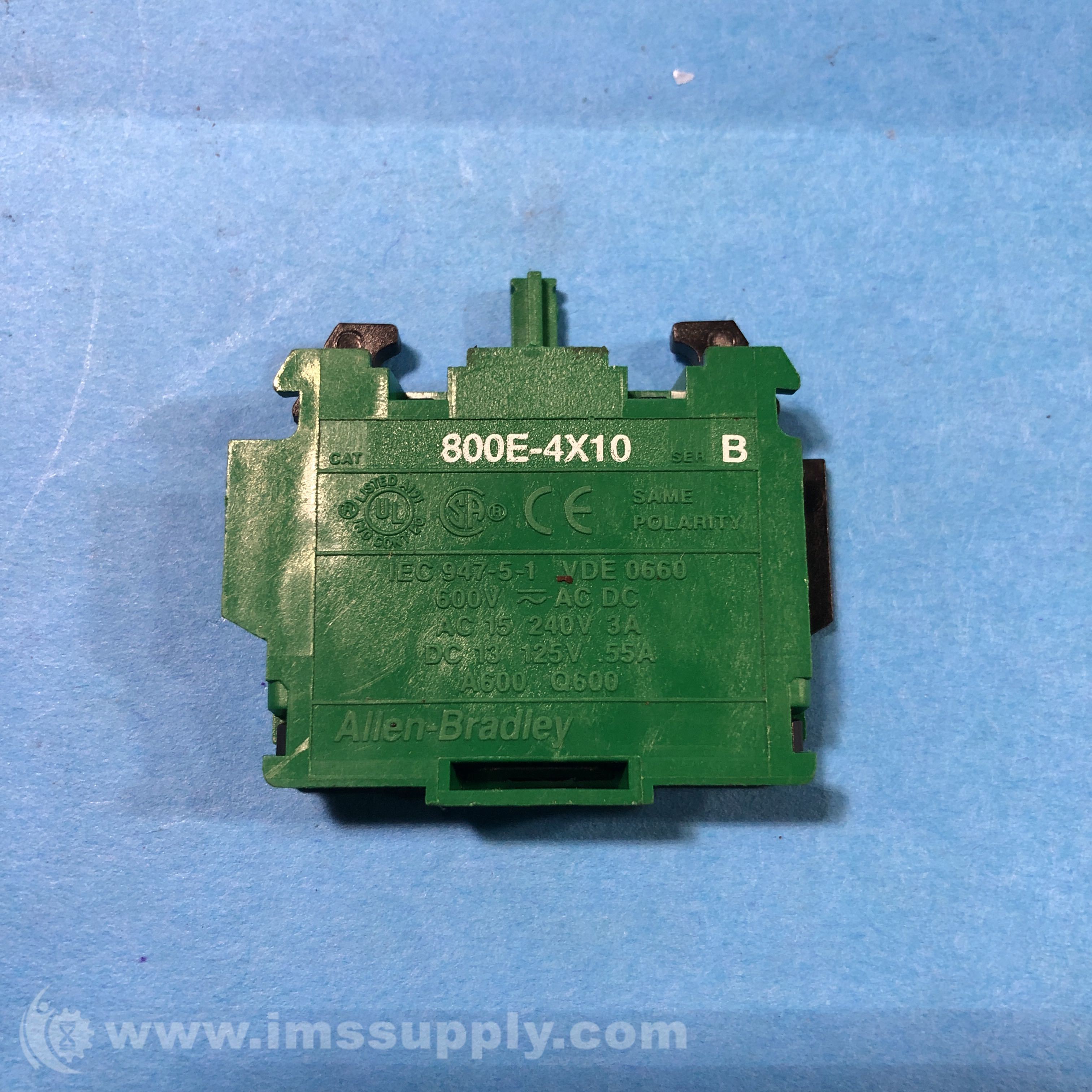 Allen Bradley 800E-4X10 Series B - IMS Supply