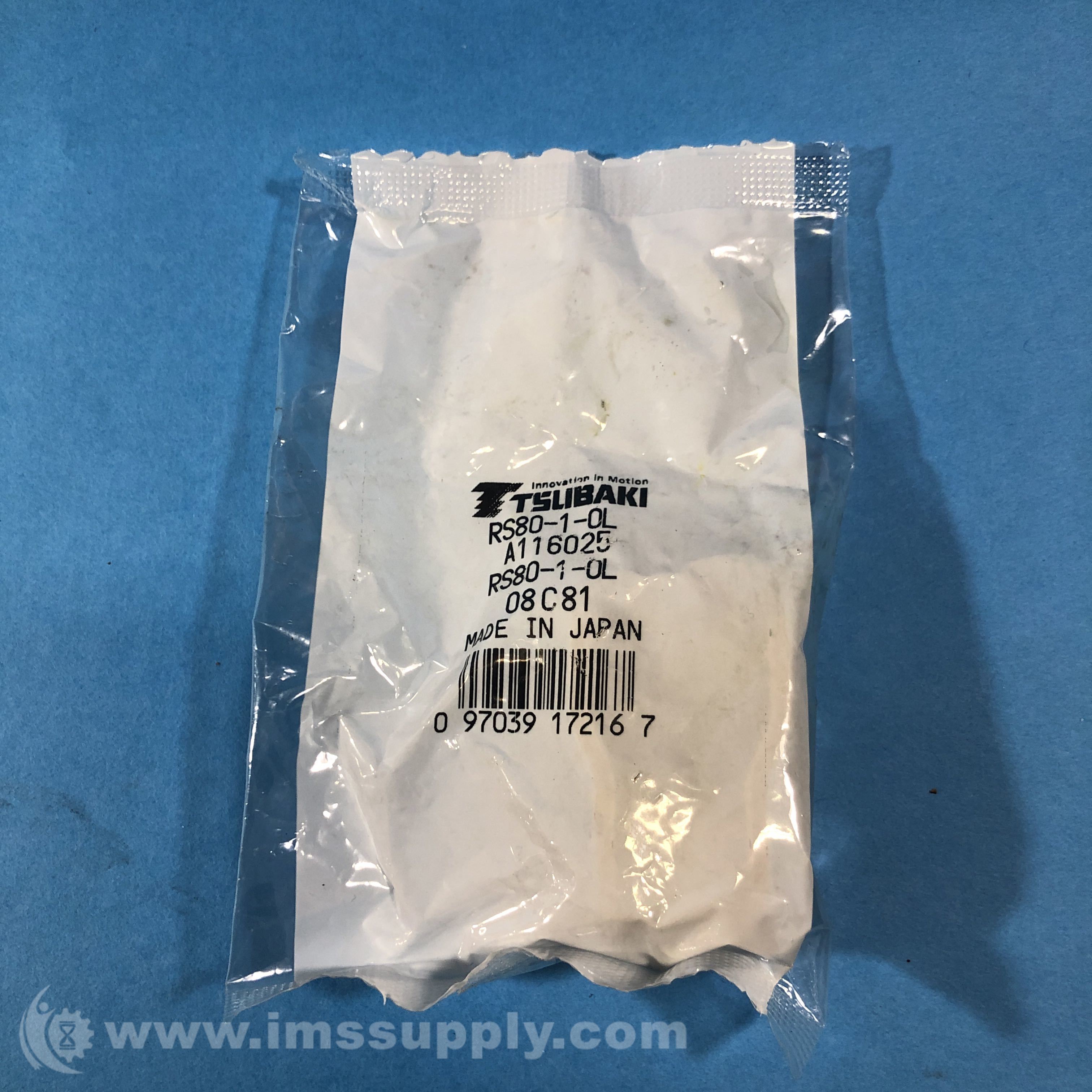 Tsubaki RS80-1-OL Roller Chain Offset Link - IMS Supply