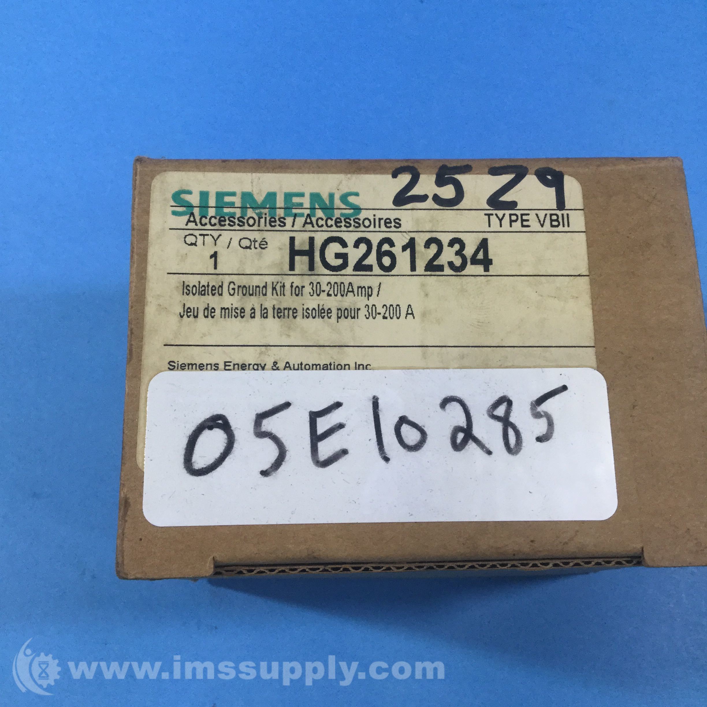 Siemens HG261234 Isolated Ground Lug Kit, 30 - 200 Amp - IMS Supply