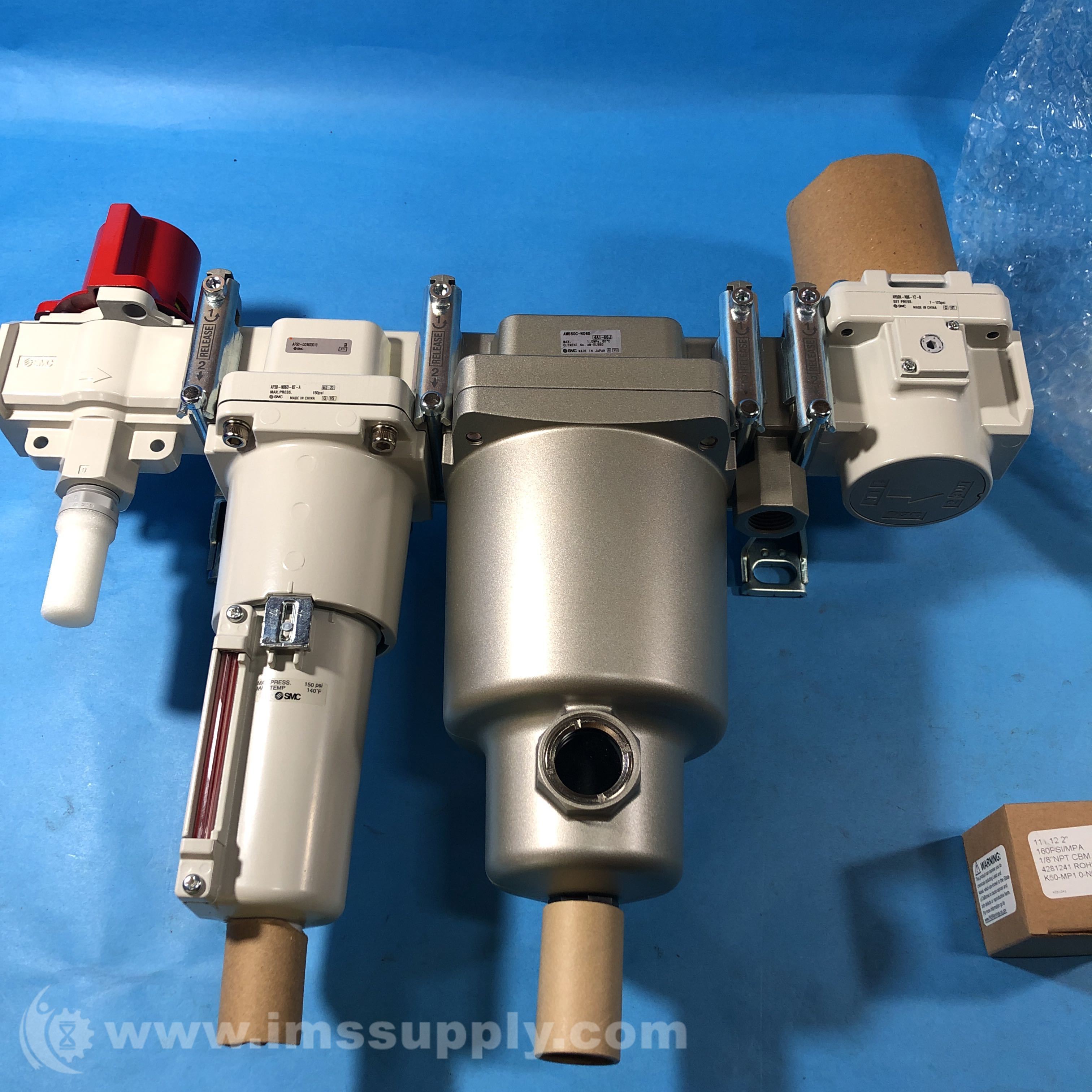 SMC AF50-DDM00013 Air Prep Unit With Regulator - IMS Supply