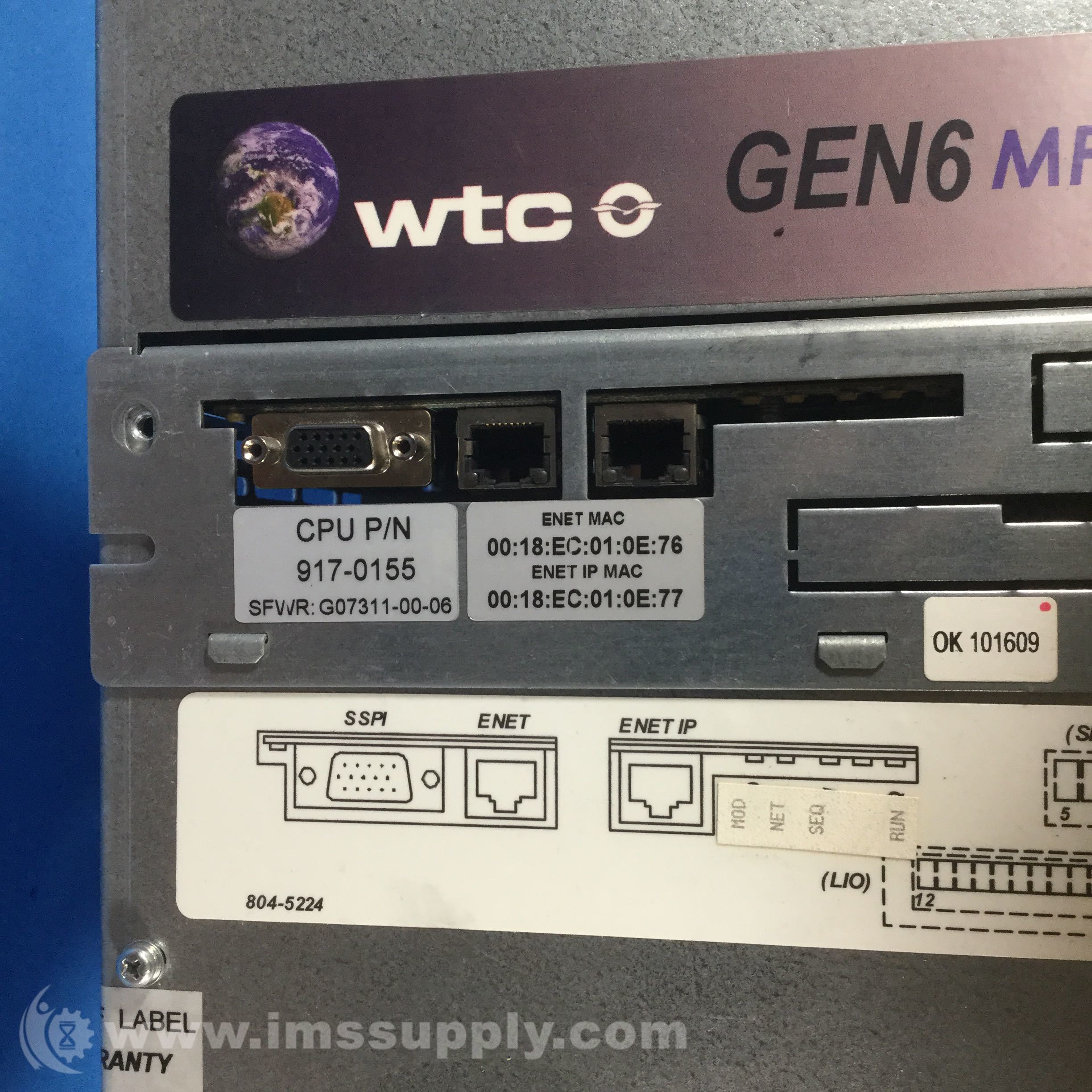 WTC 902-1301R 902-1301R Gen6 MFDC Inverter - IMS Supply