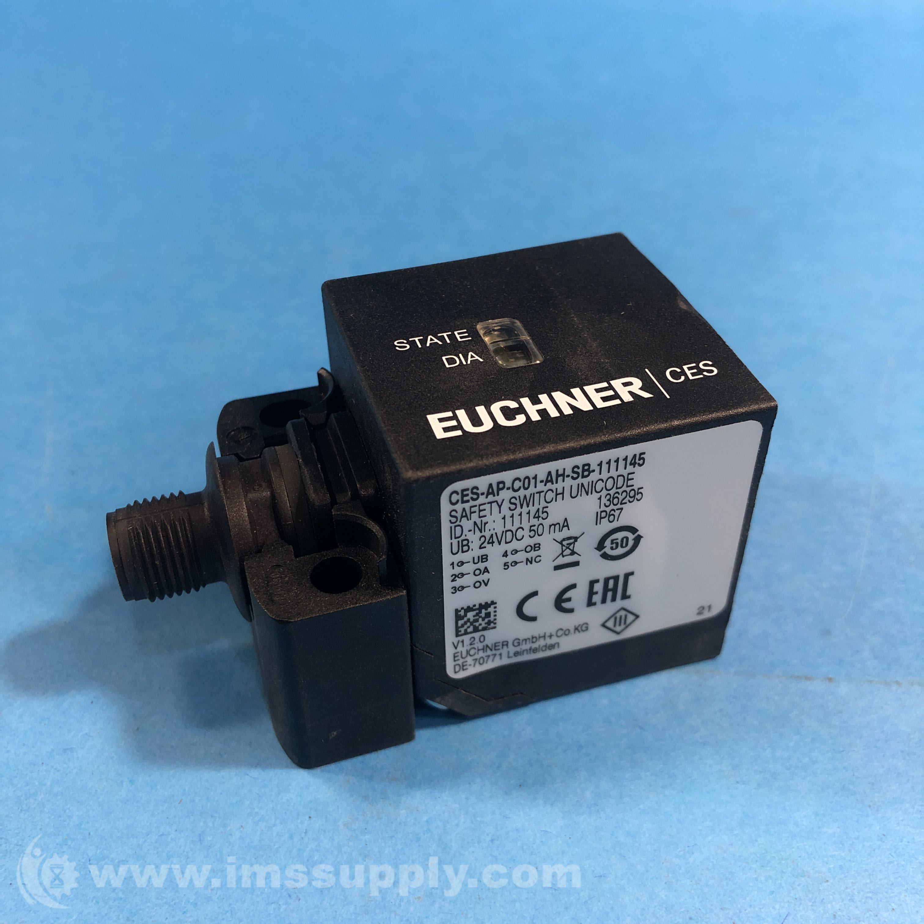 Euchner CES-AP-C01-AH-SB-111145 Non-contact Safety Switch - IMS Supply