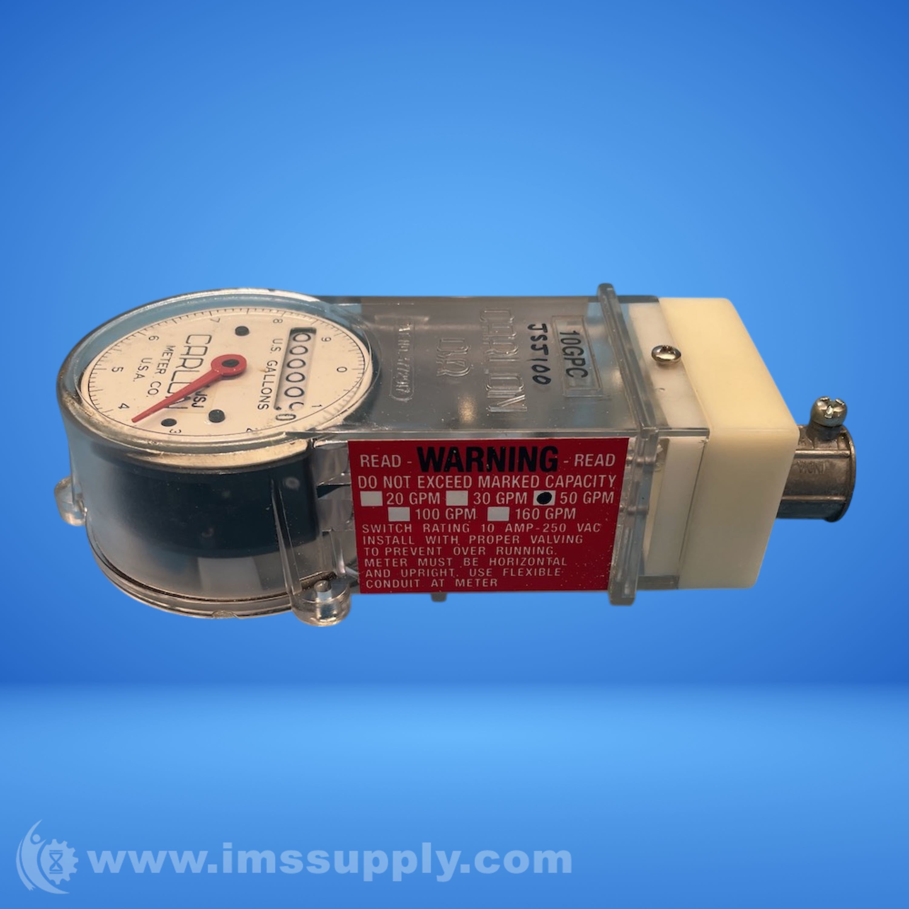 Carlon JSJ100 Water Meter - IMS Supply