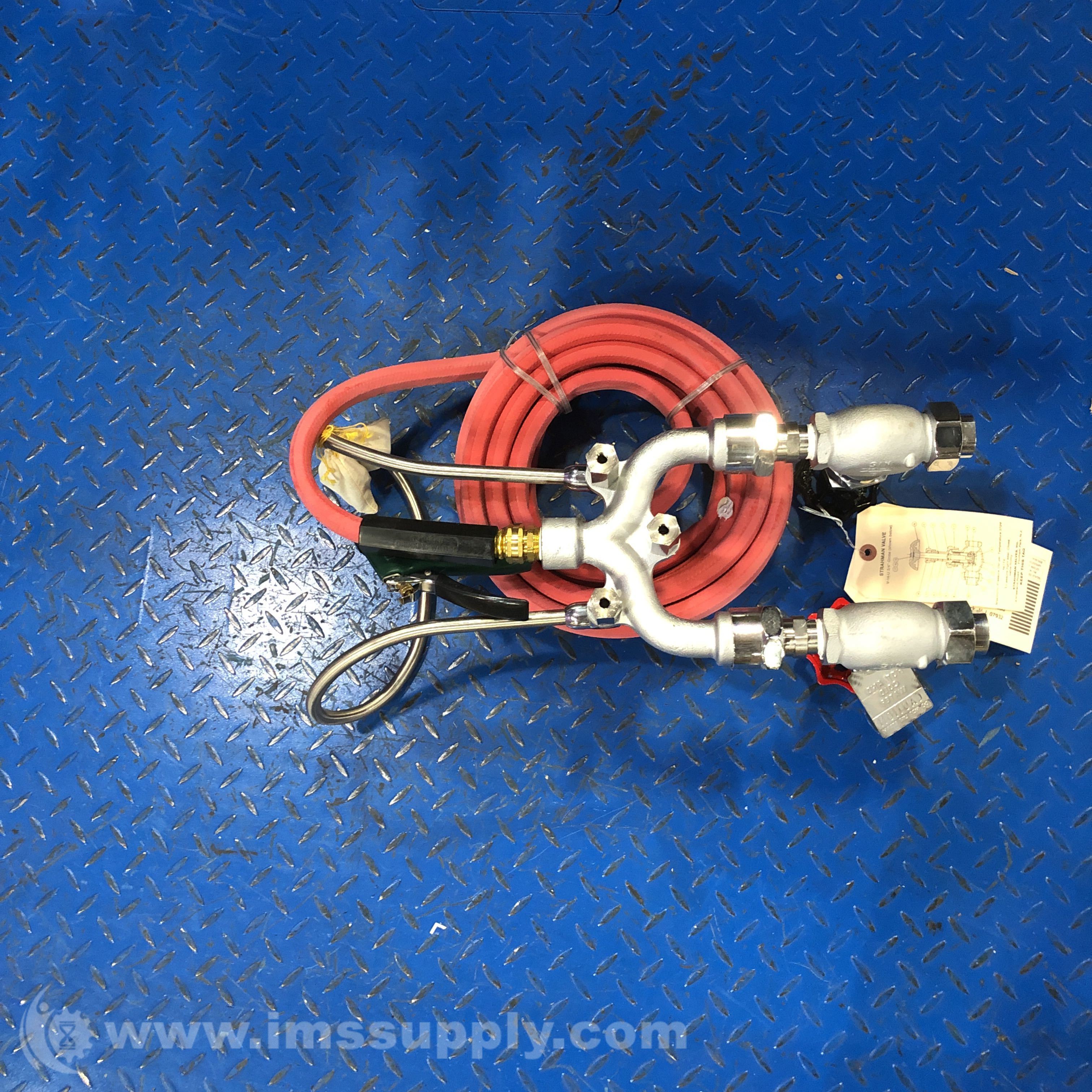 Strahman M-159 Mixing Unit-Hose Station with Globe Valves - IMS Supply