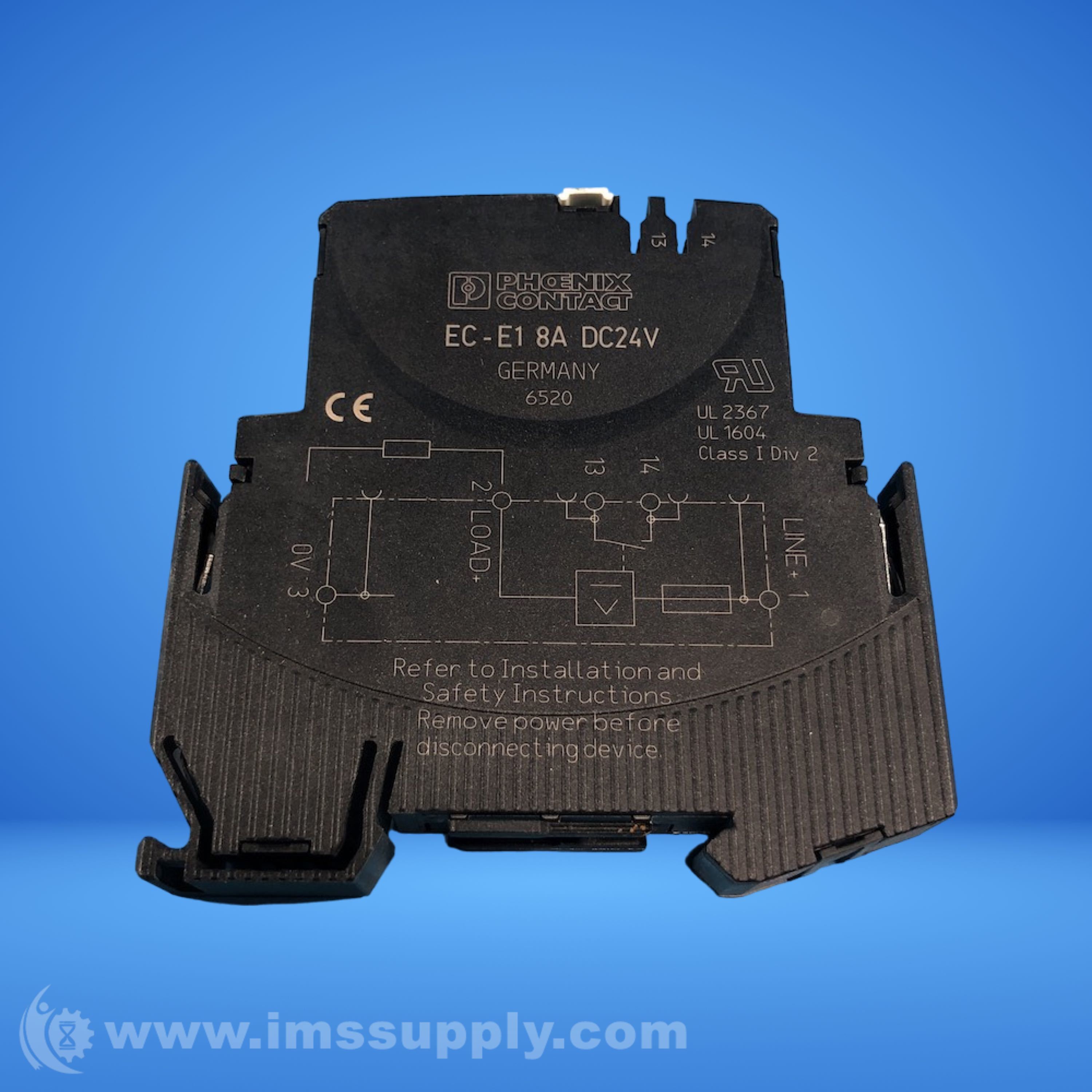 Phoenix Contact EC-E1 8A DC24V Circuit Breaker - IMS Supply
