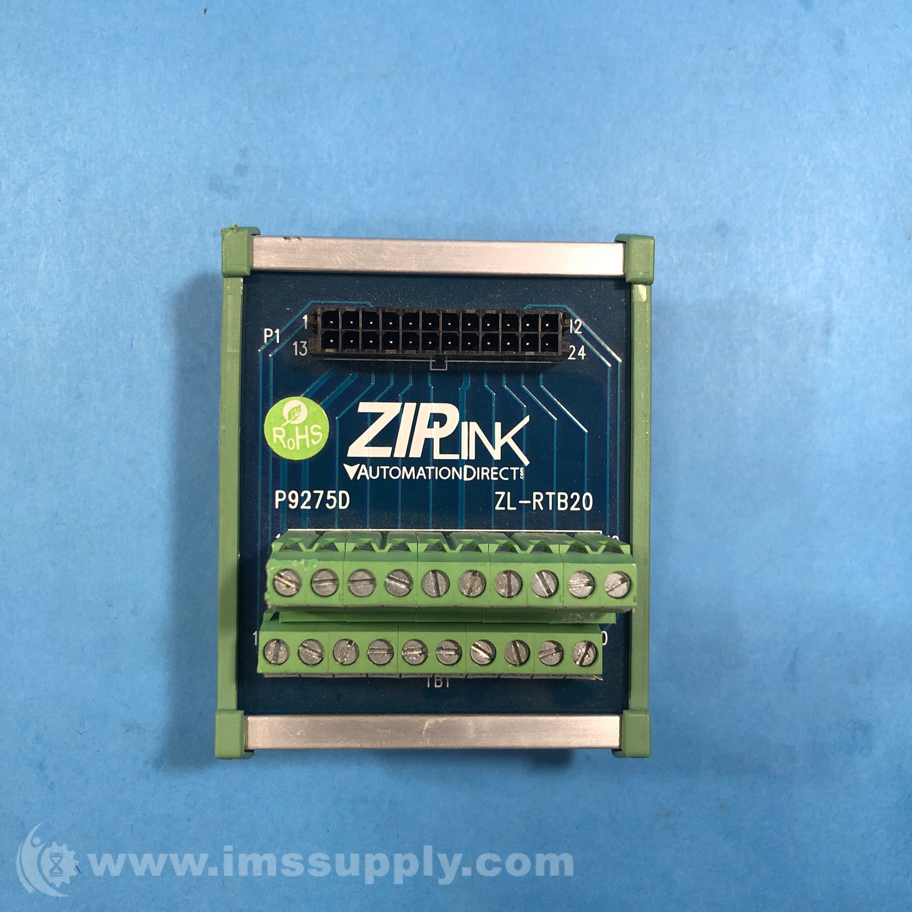 Automation Direct P9275D ZL-RTB20 Feedthrough Module, 20-Pole - IMS Supply