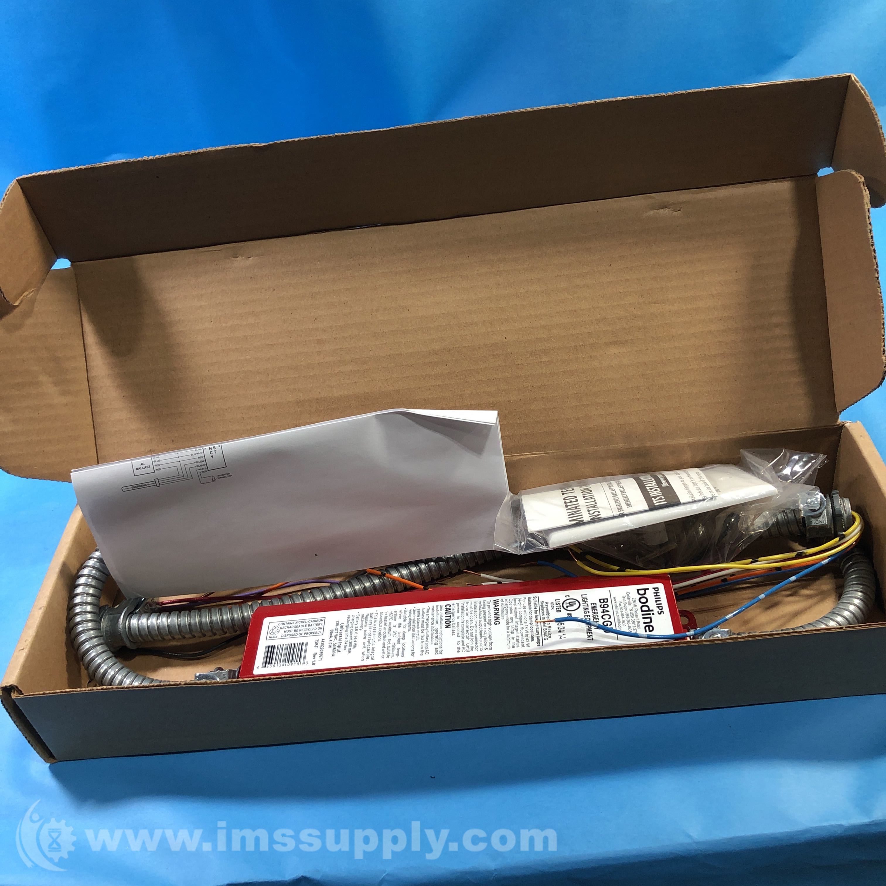 Bodine Electric B94CGU Compact Fluorescent Emergency Ballast - IMS Supply