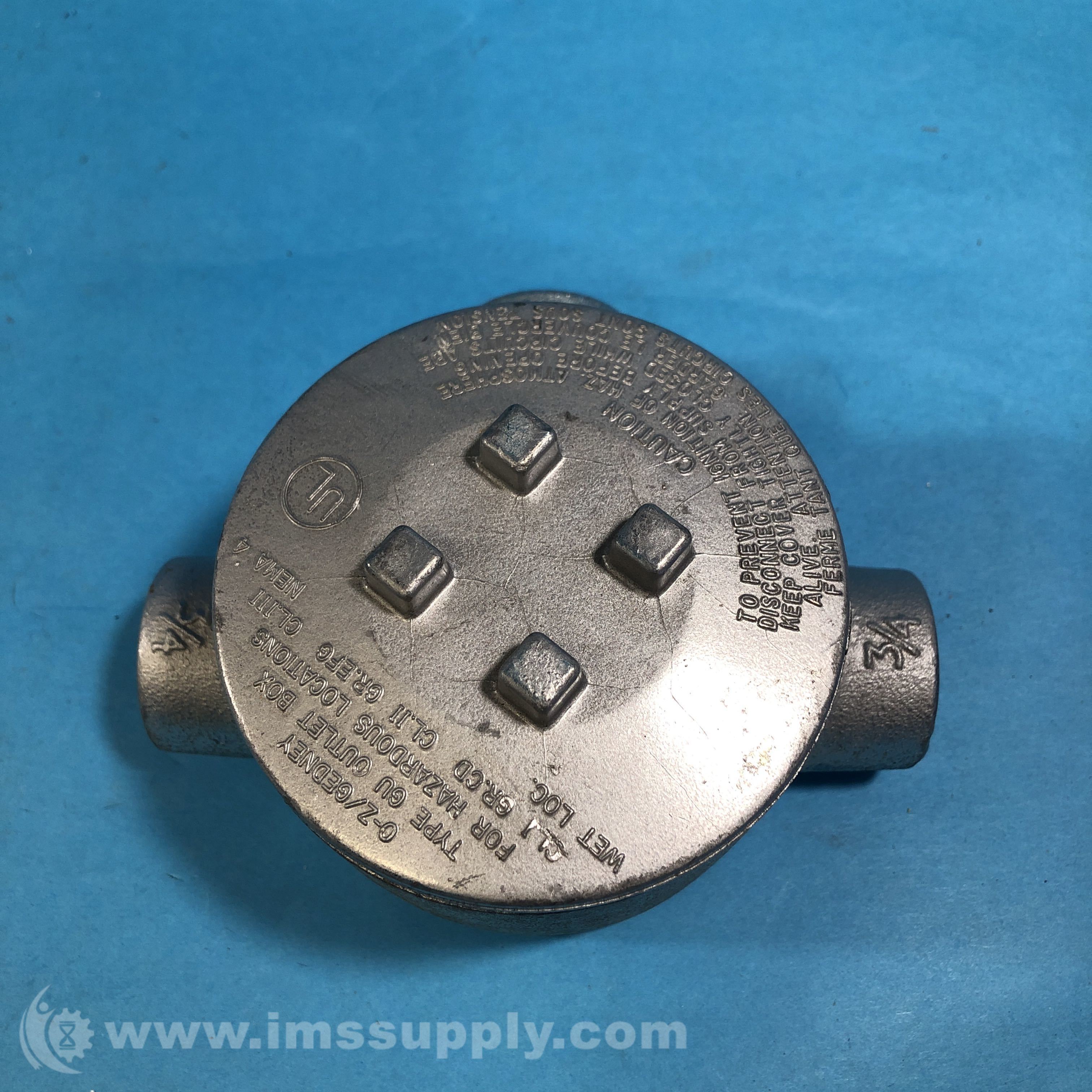 OZ Gedney GUJT-75 Conduit Outlet Box - IMS Supply