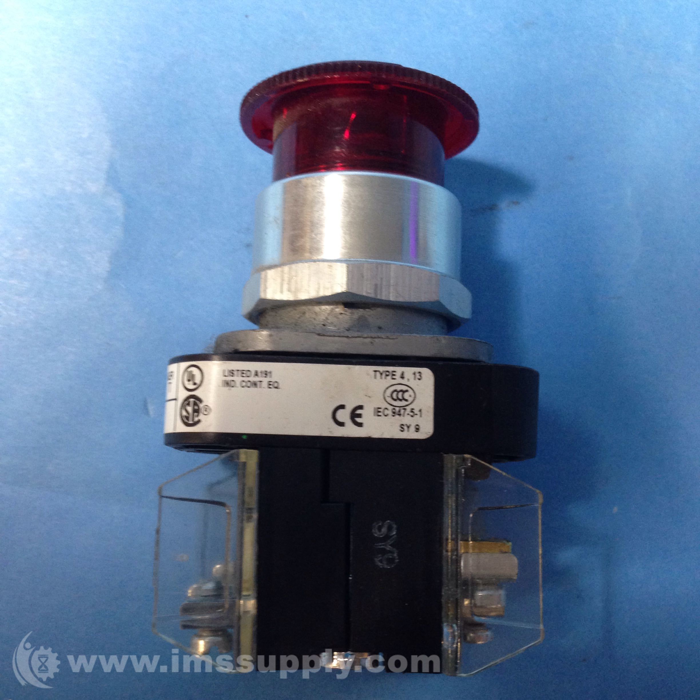 Allen Bradley 800T-FXTQH24RA1, 30.5MM Type 4/13 2 POS. PB-ILLUM. - IMS Supply