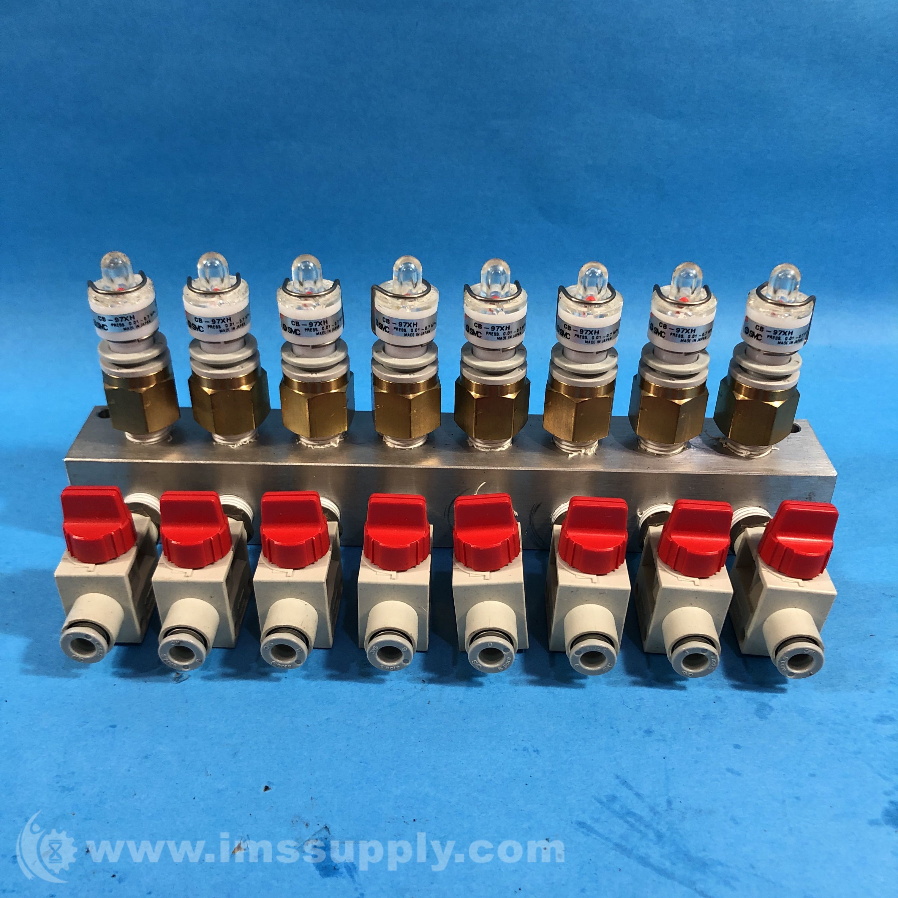 SMC 16 Port Pneumatic Manifold - IMS Supply