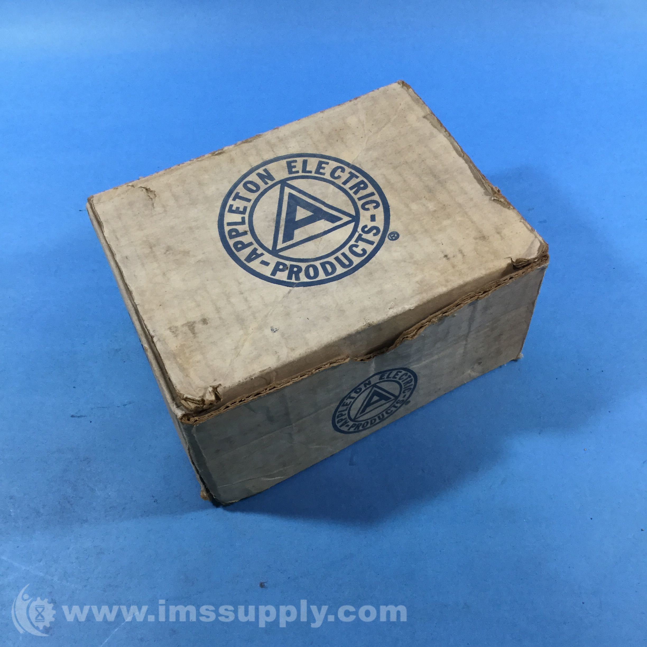Appleton FDS-2-75 FD Device Box, 2-Gang, Dead-End, Type FDS - IMS Supply