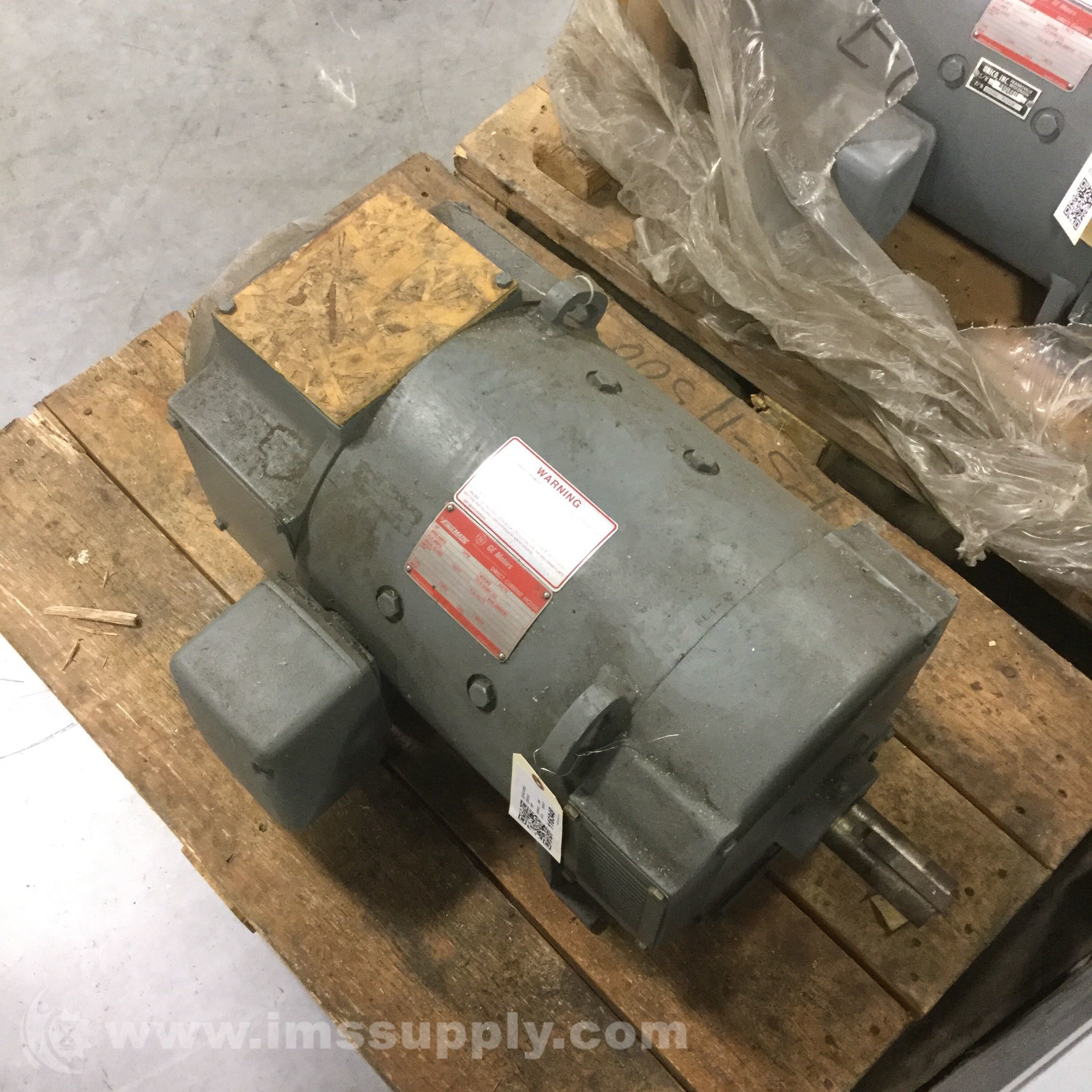 GE Motors CD287AT 22HP 2-Speed DC Motor 440V - IMS Supply
