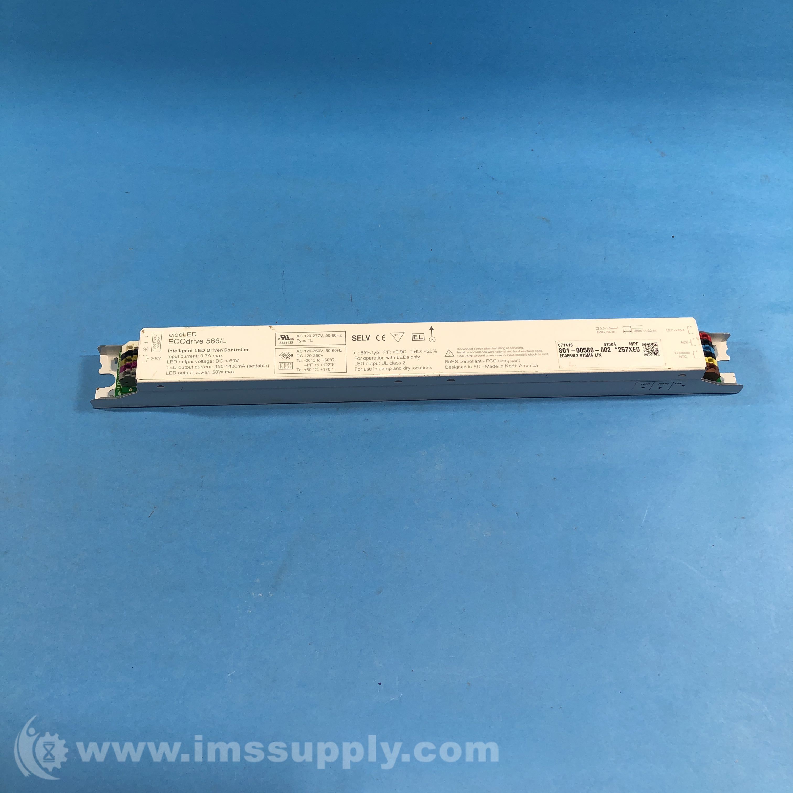 EldoLED 566/L 975MA LIN Constant Current LED Driver - IMS Supply