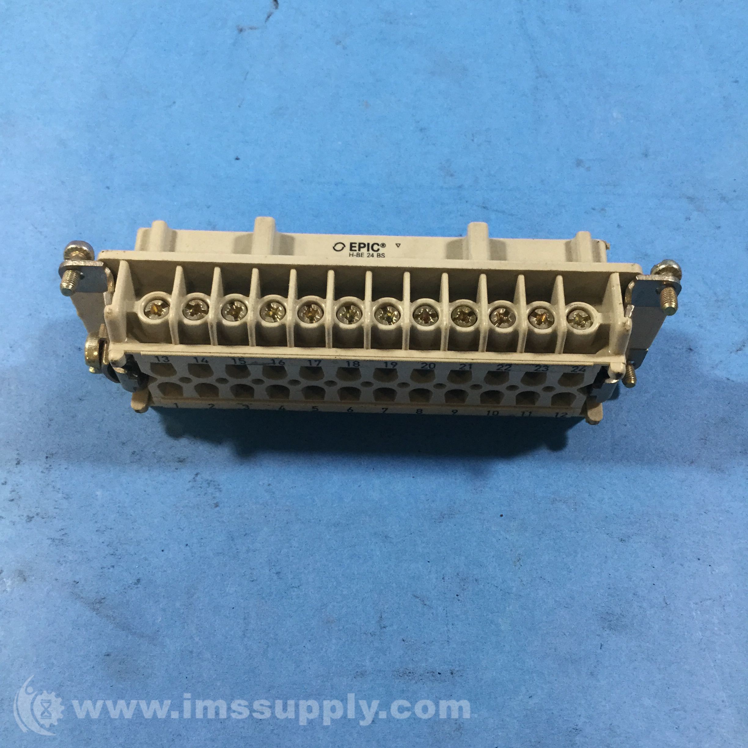 EPIC H-BE-24-BS Connector 24Pin Plug W/Shroud - IMS Supply