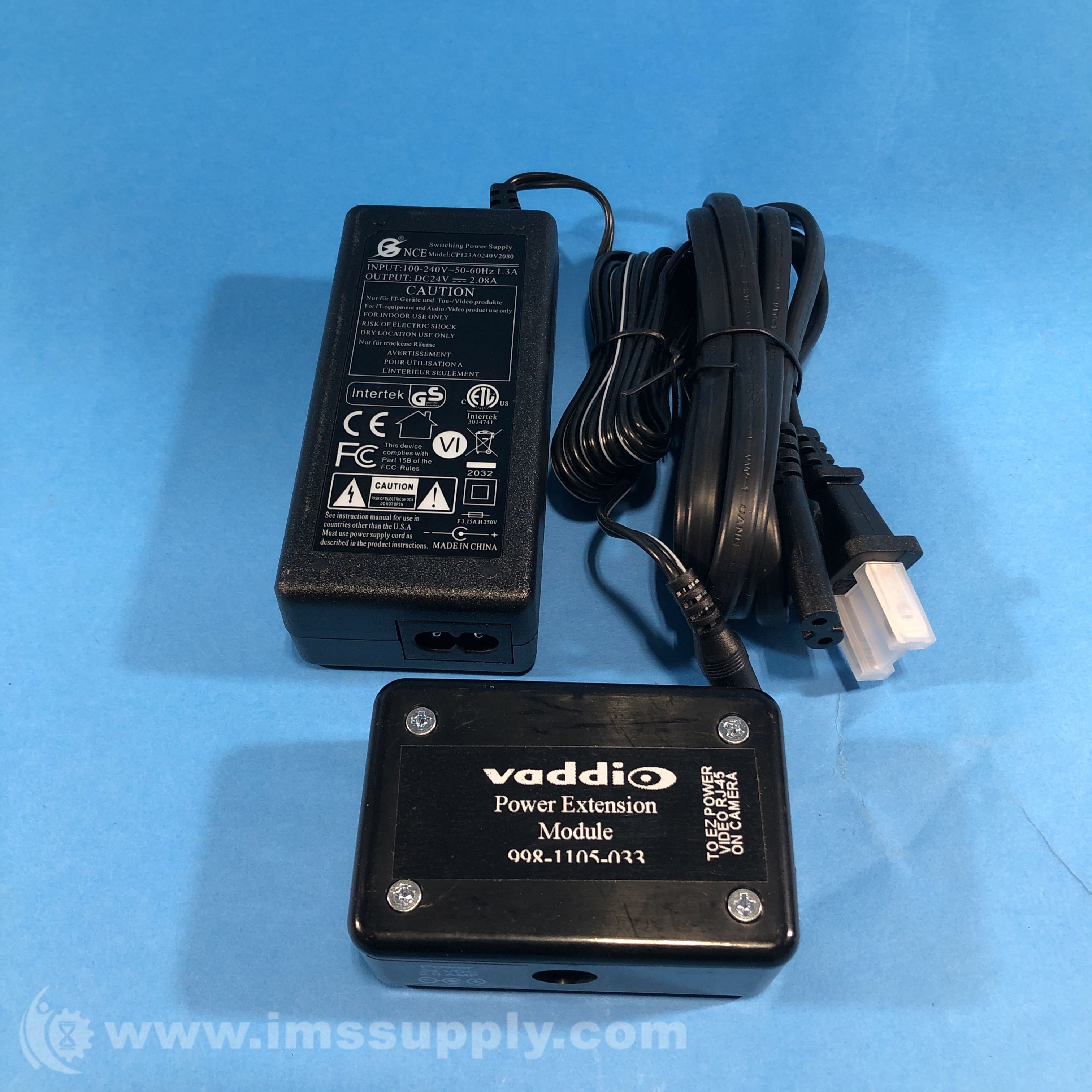 Vaddio 999-1005-021 PoE Power Extension - IMS Supply