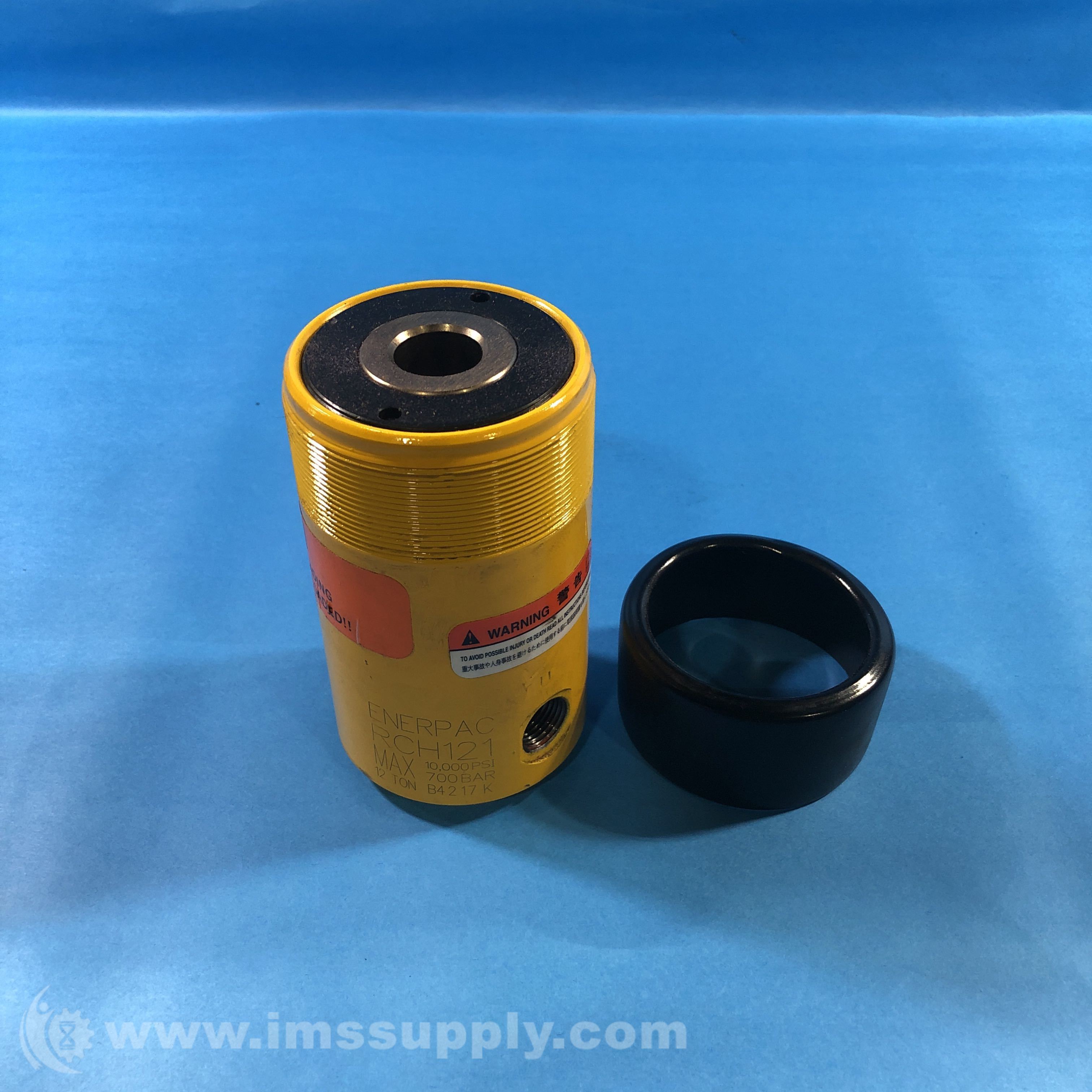 Enerpac RCH121 Hydraulic Holl-O-Ram Cylinder, 10,000 PSI - IMS Supply