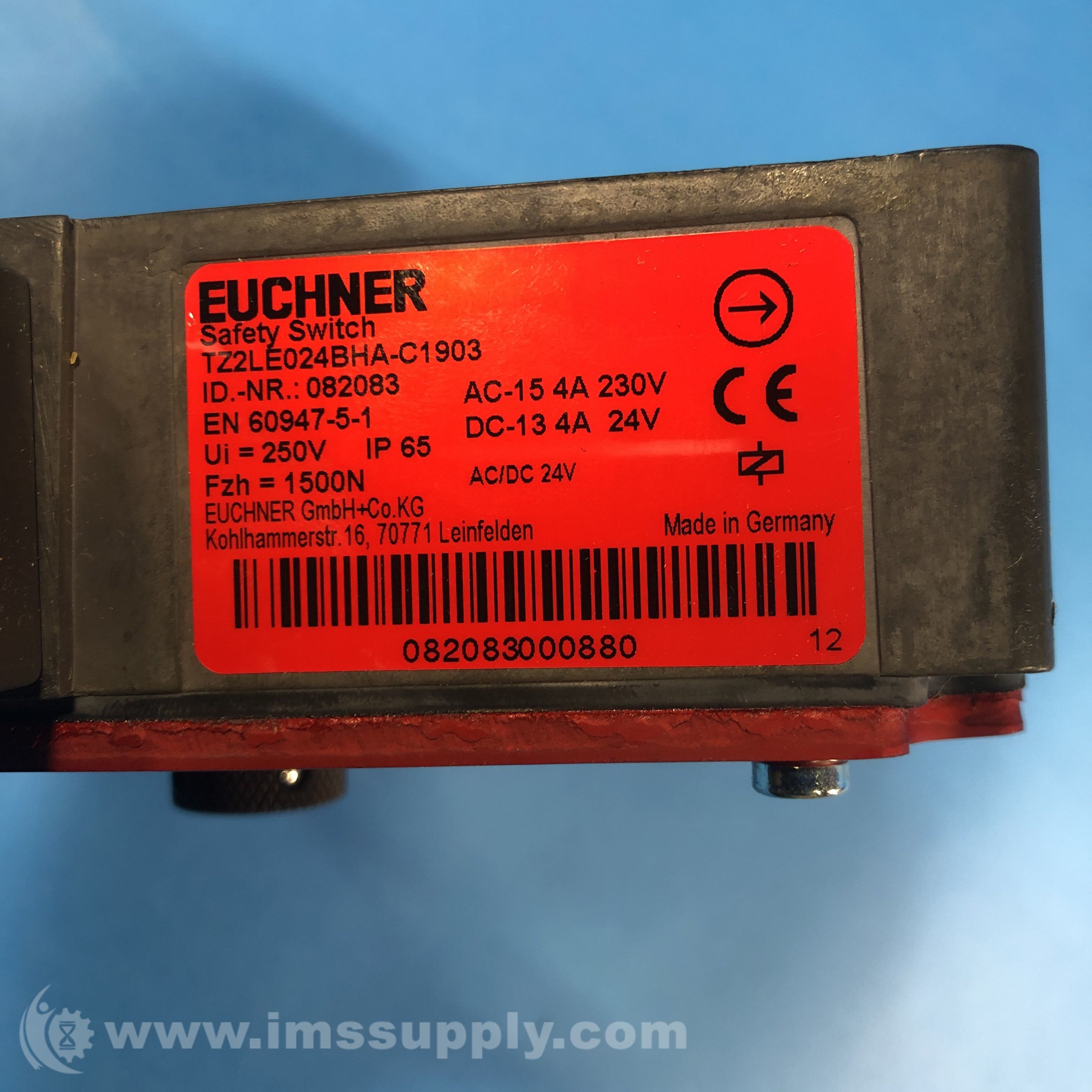 Euchner TZ2LE024BHA-C1903 Safety Switch TZ - IMS Supply