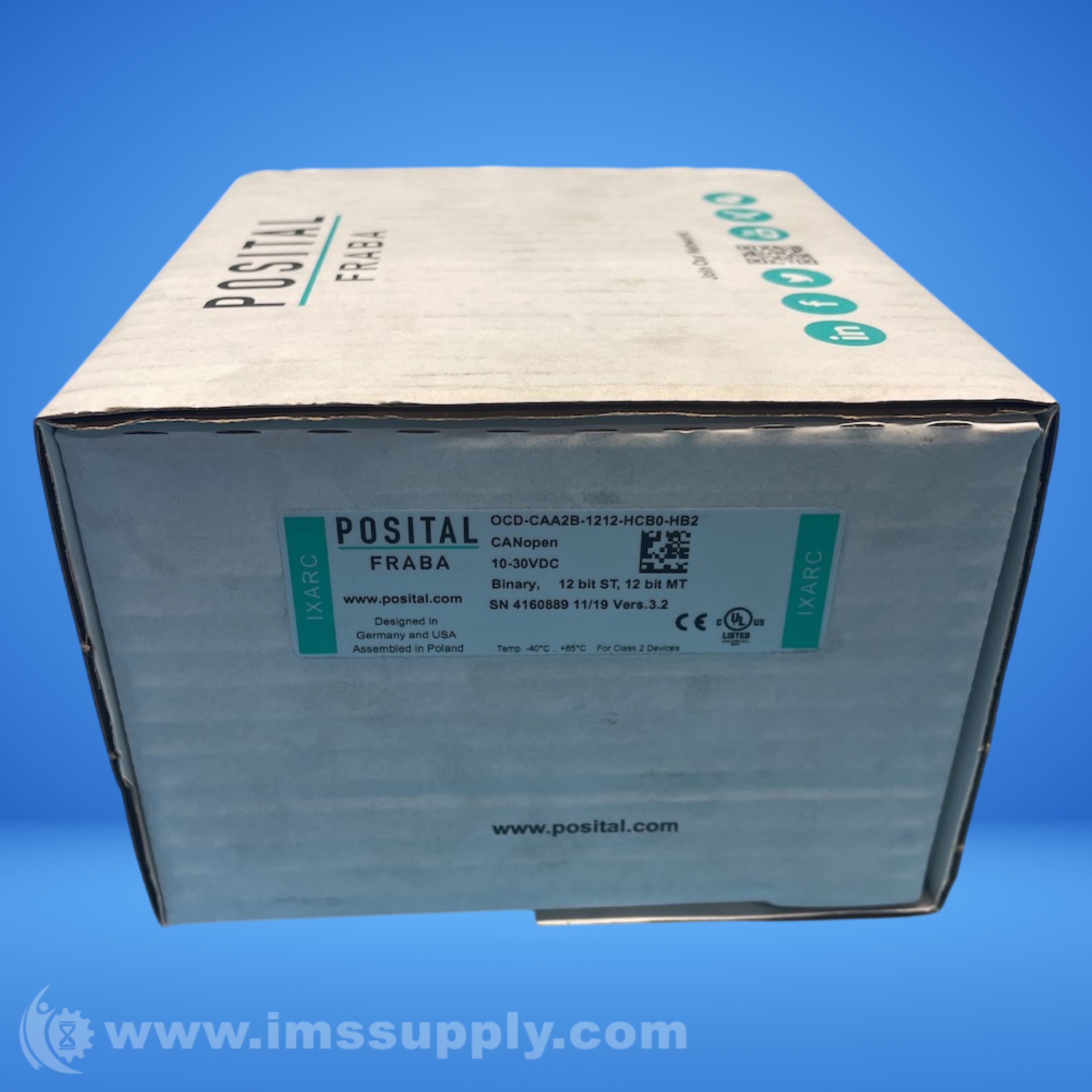 Posital FRABA OCD-CAA2B-1212-HCB0-HB2 Optical Encoder - IMS Supply