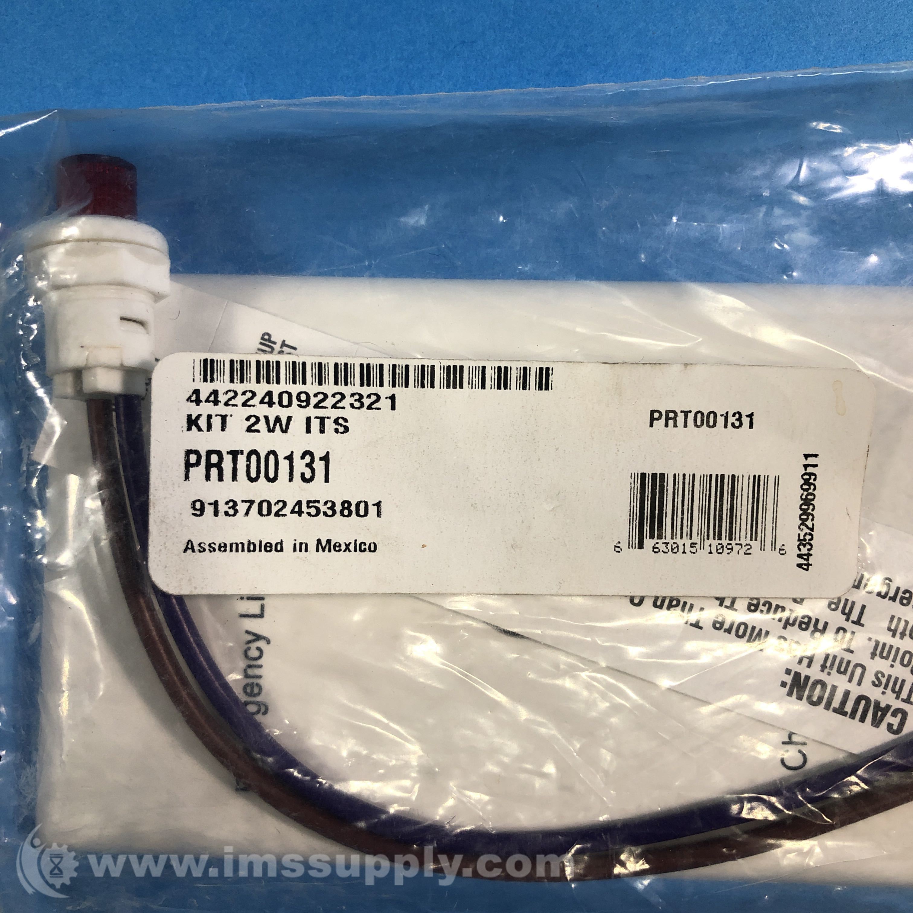 Bodine Electric PRT00131 Two-Wire Indicator Light/Test Switch - IMS Supply