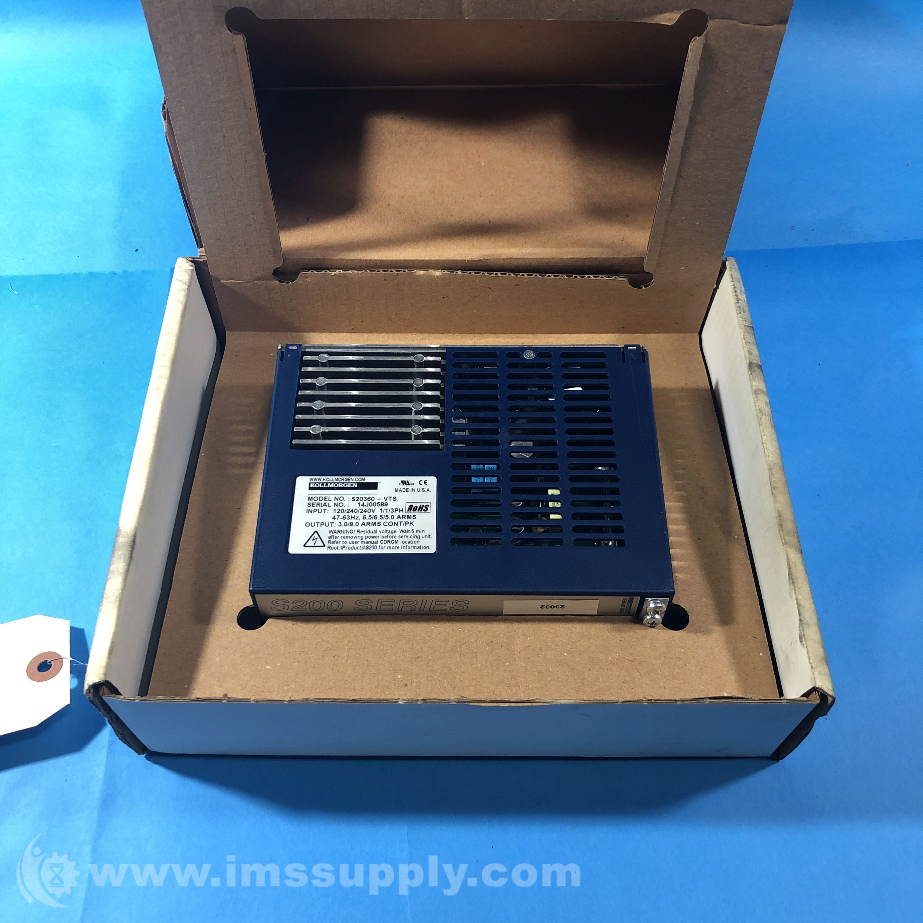 Kollmorgen S20360-VTS S200 Servo Drive - IMS Supply