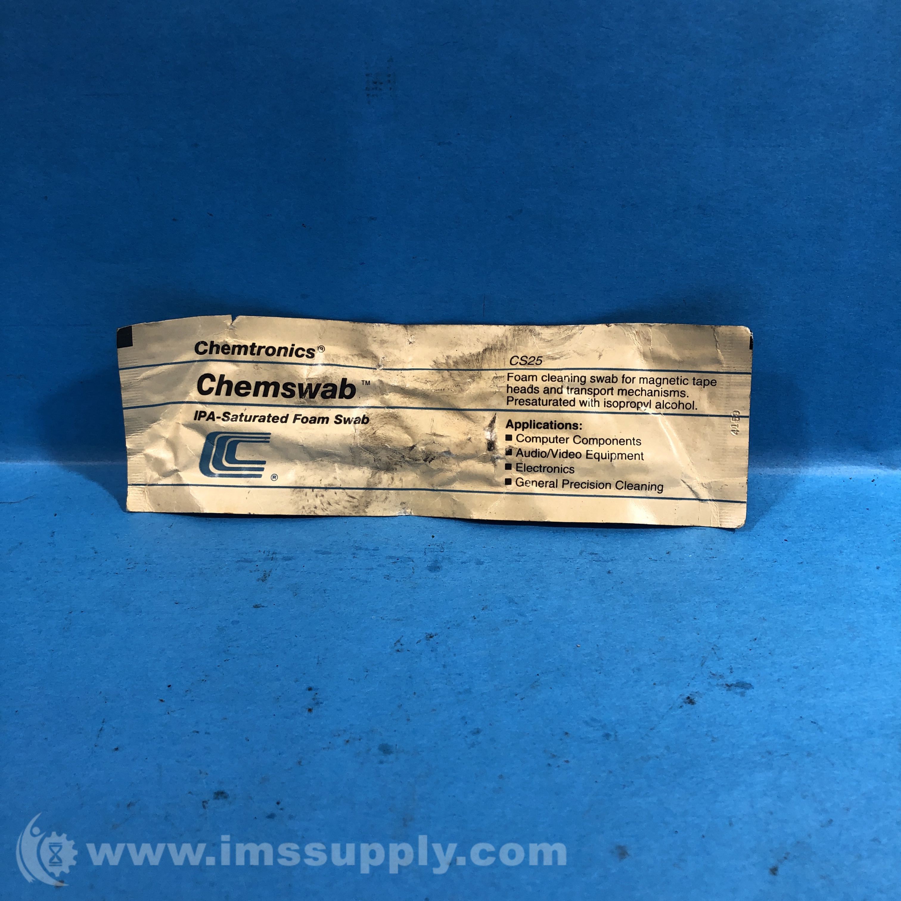 Chemtronics CS25 Presaturated Swab - IMS Supply