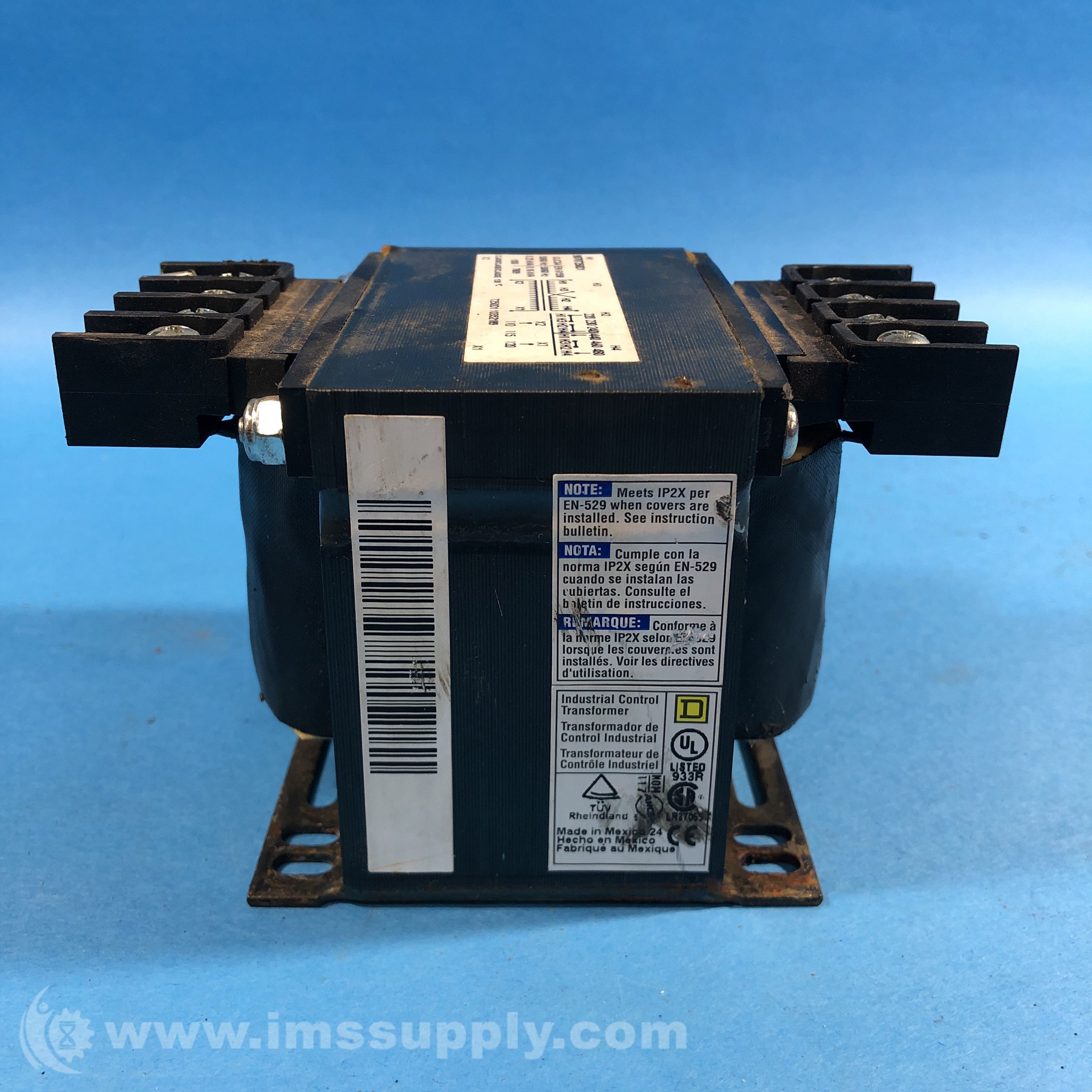 Square D 9070T250D1 Transformer 250VA 240/480VAC - IMS Supply