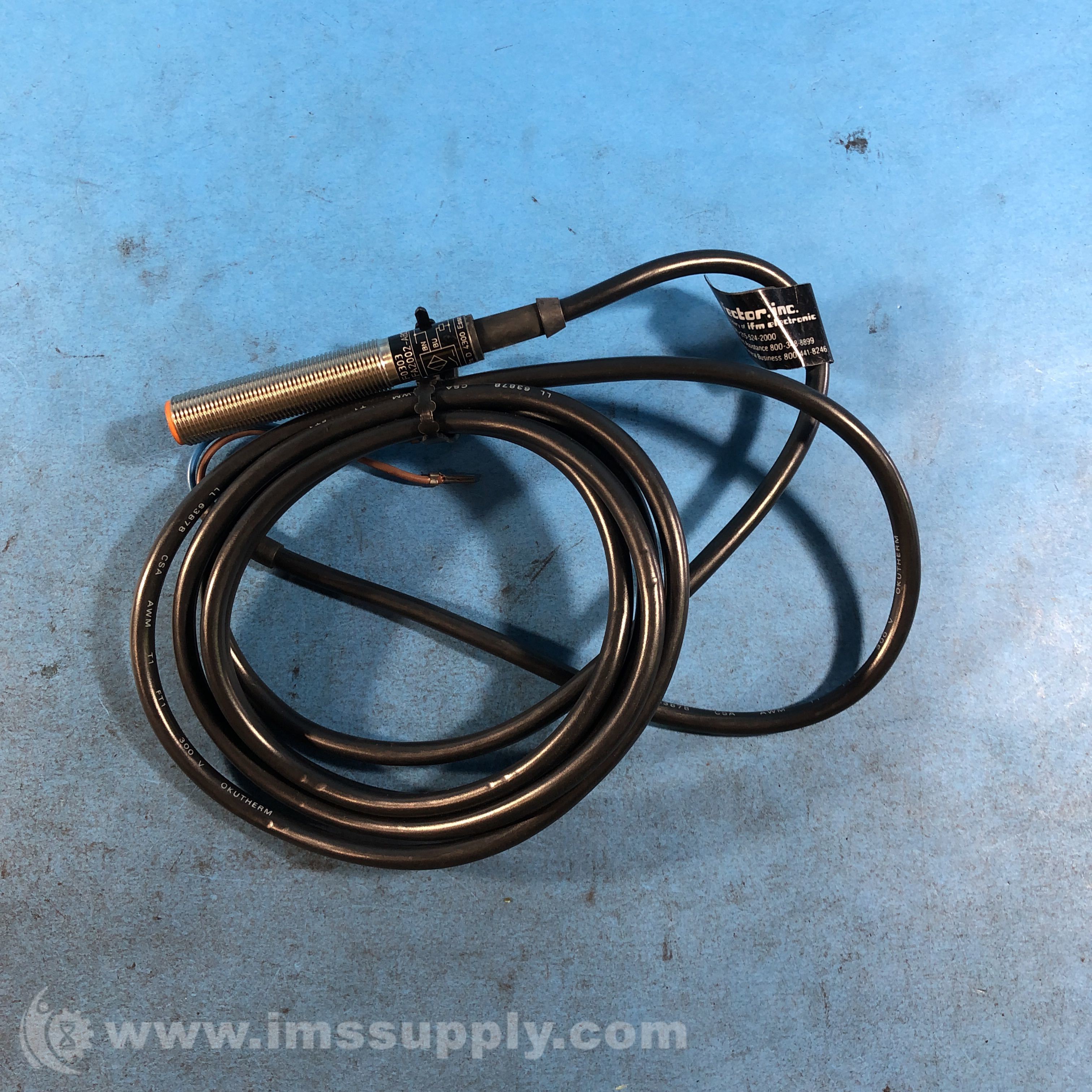 IFM Efector IF0303 Inductive Proximity Sensor, 12mm Diameter - IMS Supply