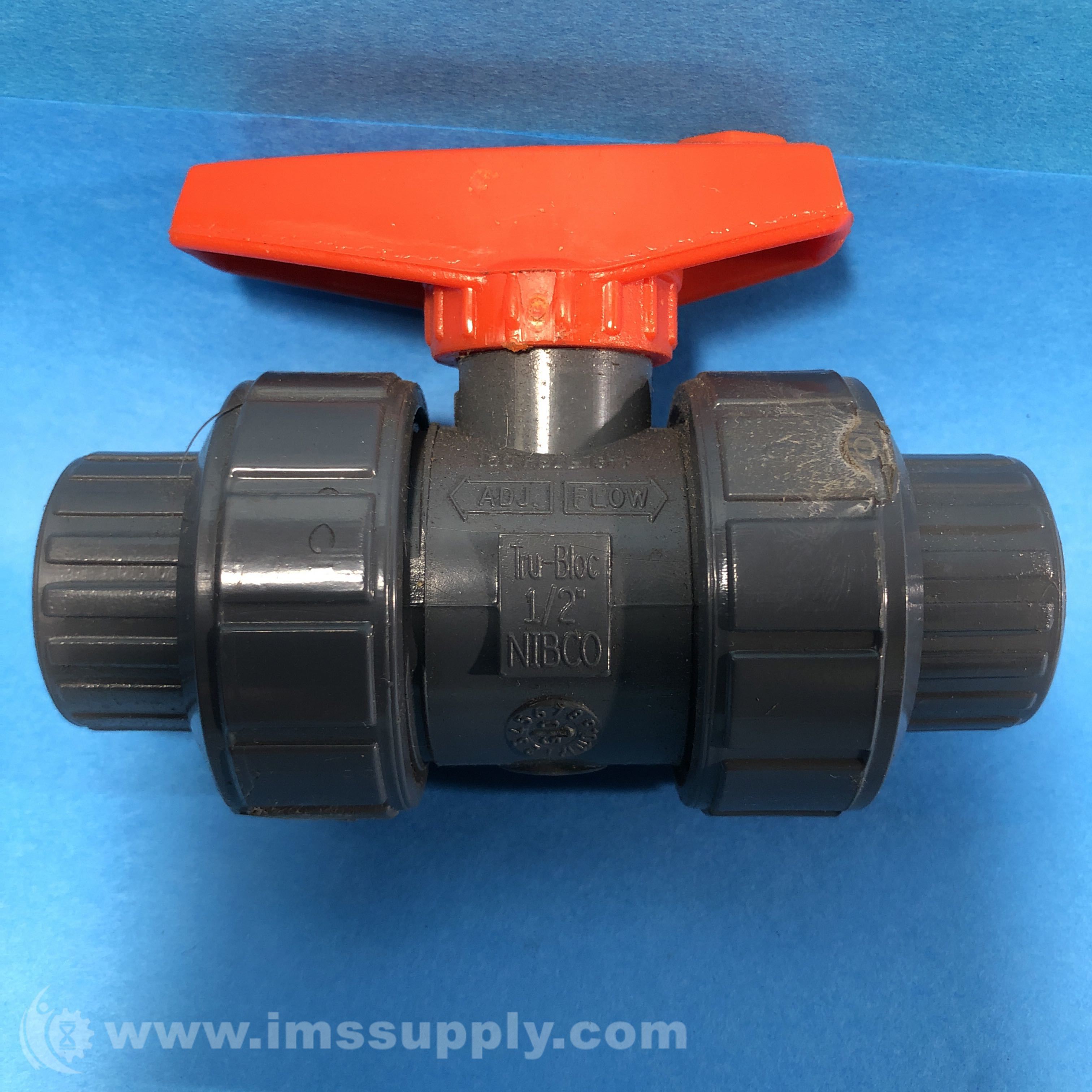 Nibco F1970 1/2'' Ball Valve, Tru-Bloc True Union - IMS Supply