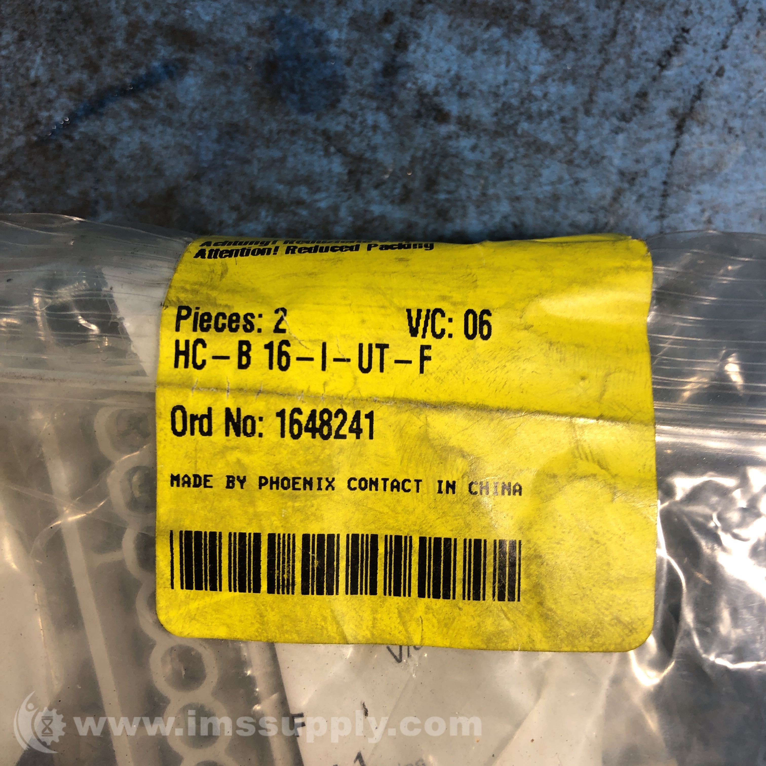 Phoenix Contact HC-B 16-I-UT-F Contact insert - IMS Supply
